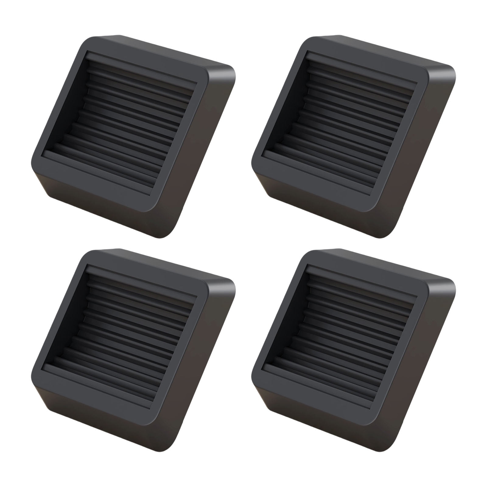 12.5CM Heavy Duty Chair Casters Pad Floor Protectors Noise Reducing ...