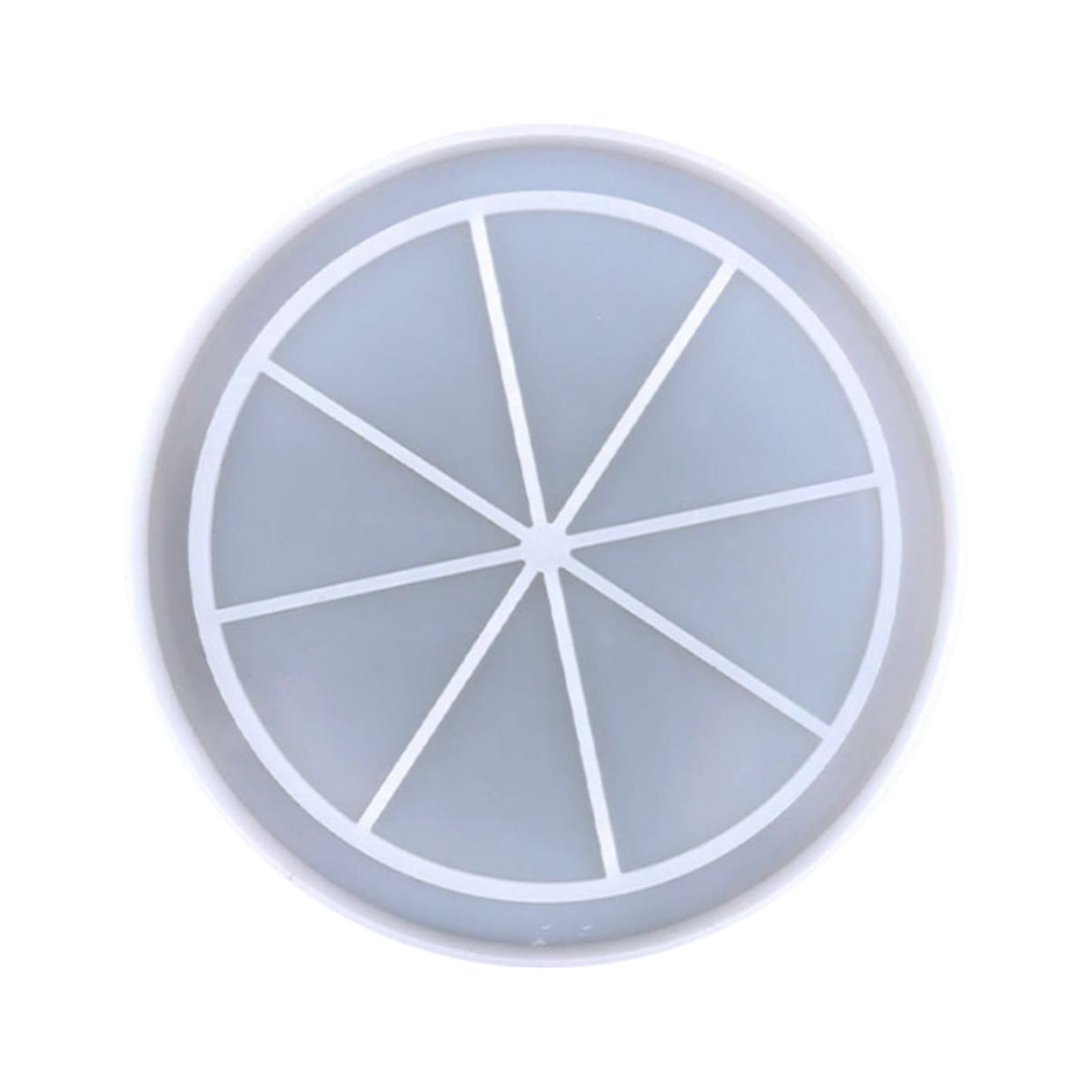 12.5cm Crystal Epoxy Resin Fruit Tray Mold – DIY Coaster & Cup Mat Making Kit (Food-Safe ...