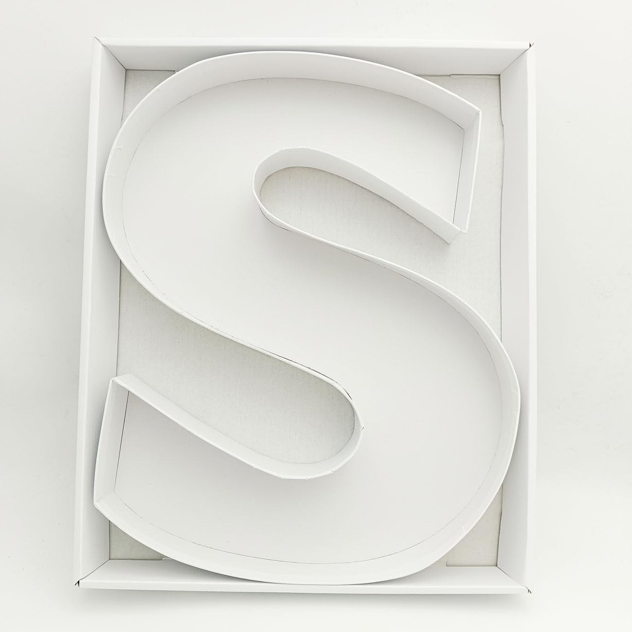 12.5inch Fillable Paper Mache Number Letter Cardboard Cutouts ...