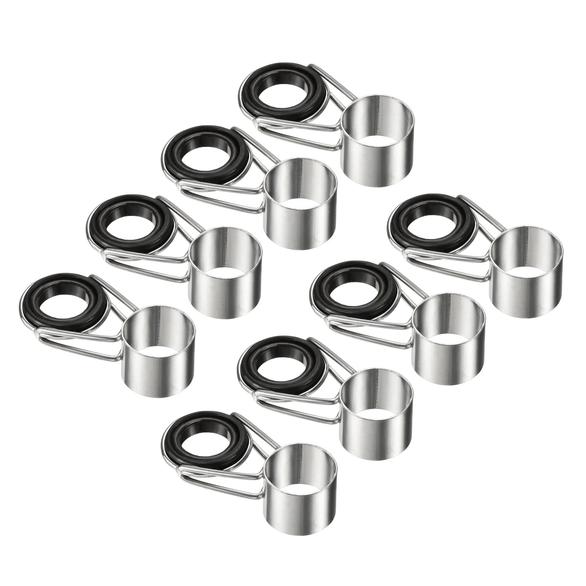 12.5mm Tube Dia Iron Fishing Rod Guide Repair Kit Line Ring Replacement ...