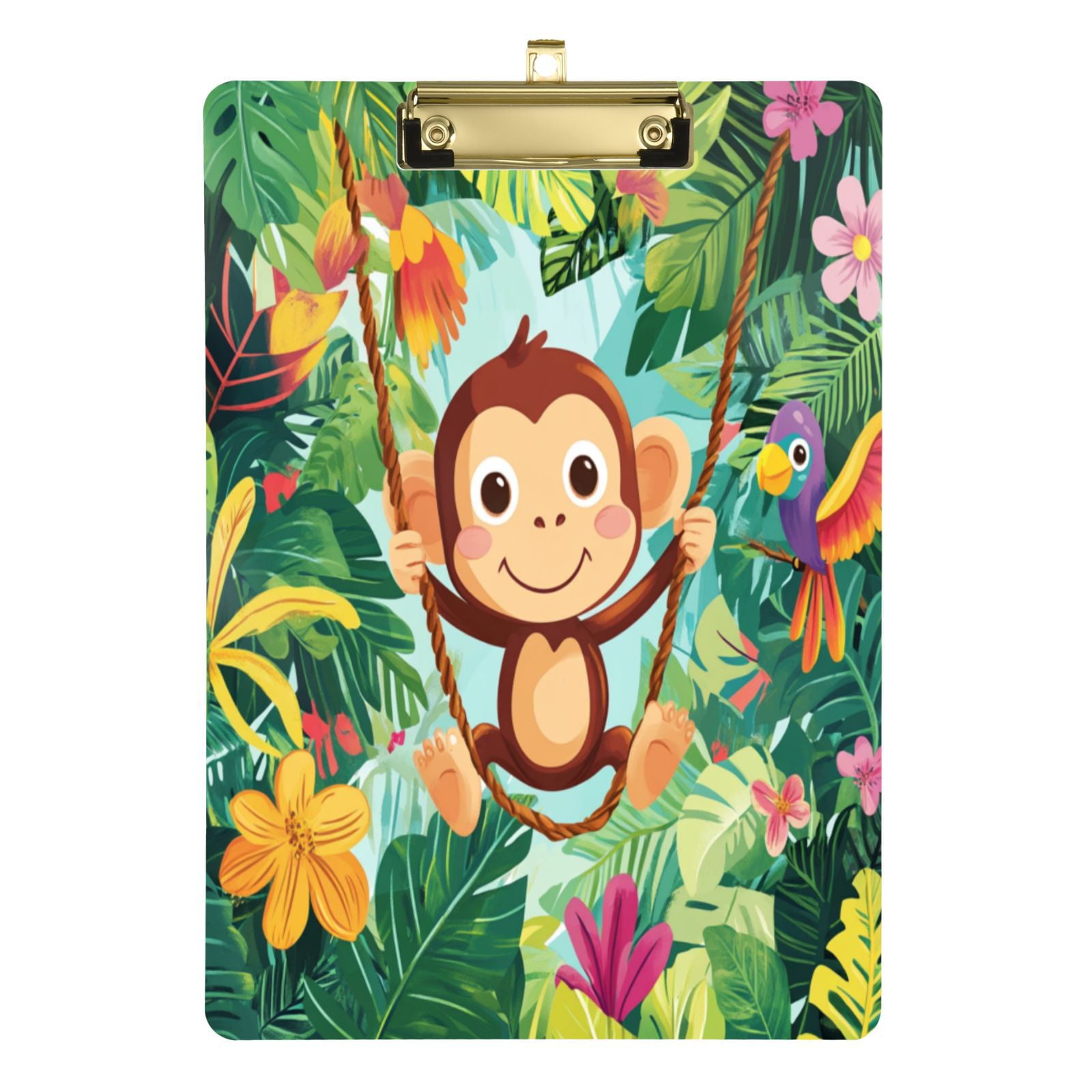 12.5x9 Inch Acrylic Clipboard with Metal Clip – Single-Sided Print ...