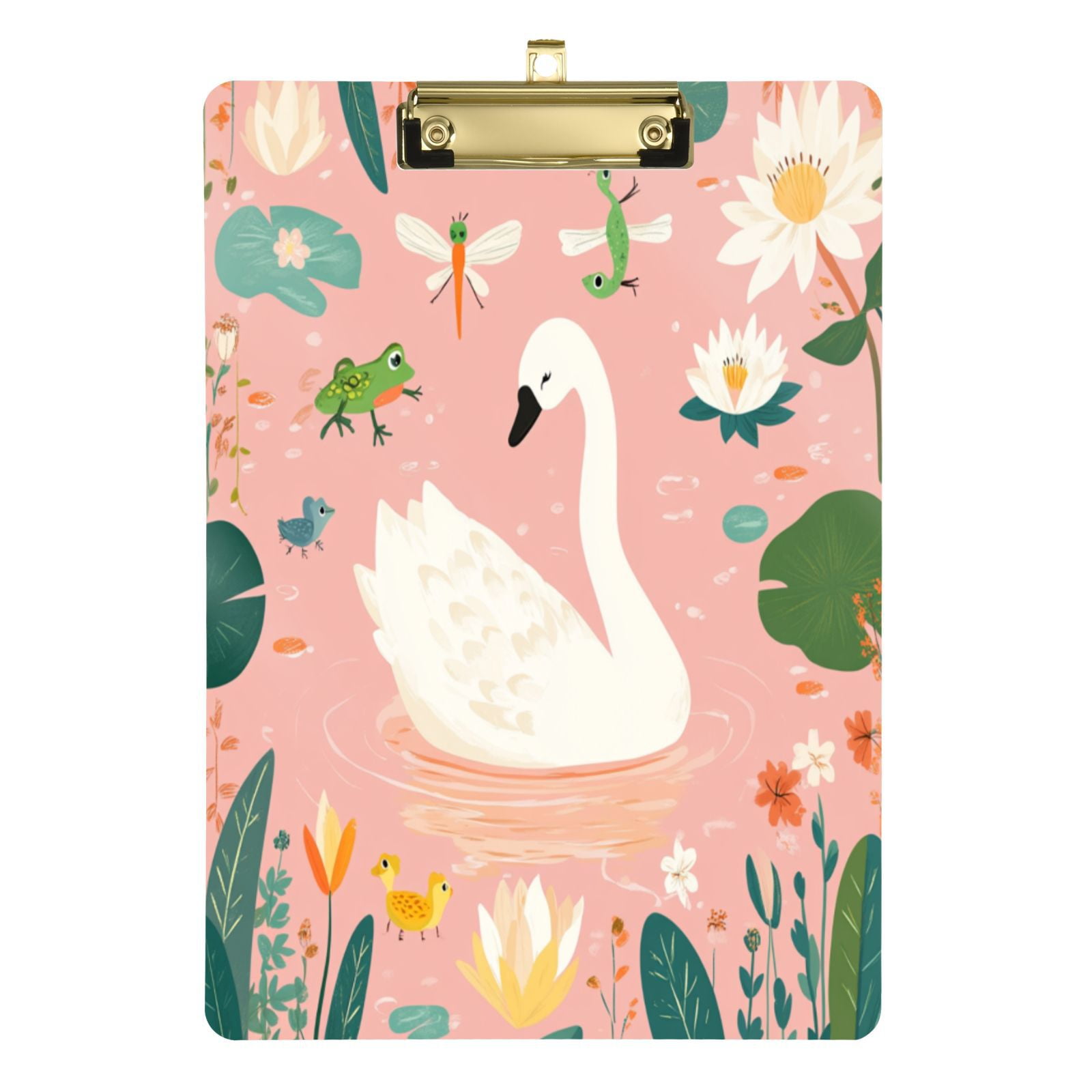 12.5x9 Inch Acrylic Clipboard with Metal Clip – Single-Sided Print ...