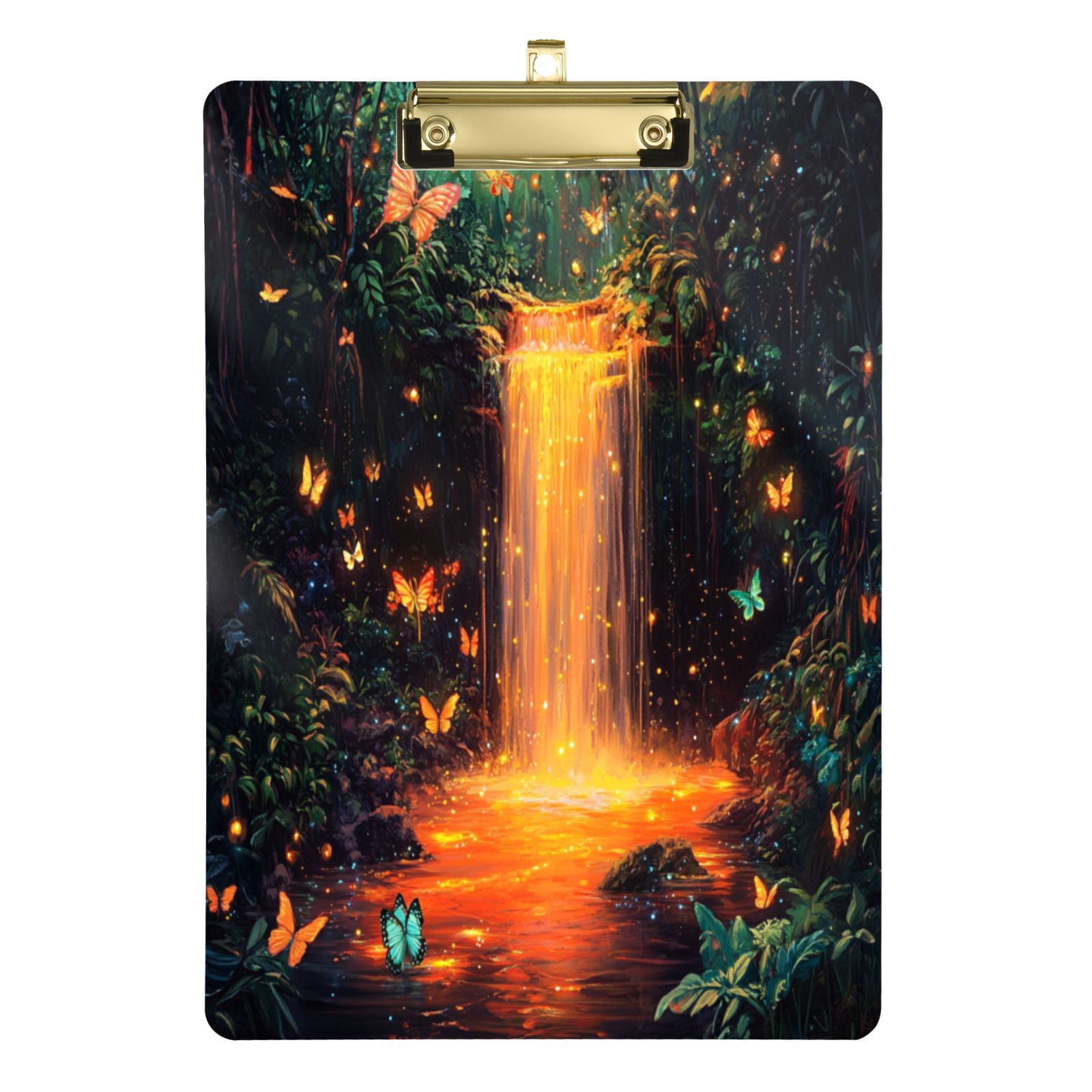 12.5x9 Inch Acrylic Clipboard with Metal Clip – Single-Sided Print ...