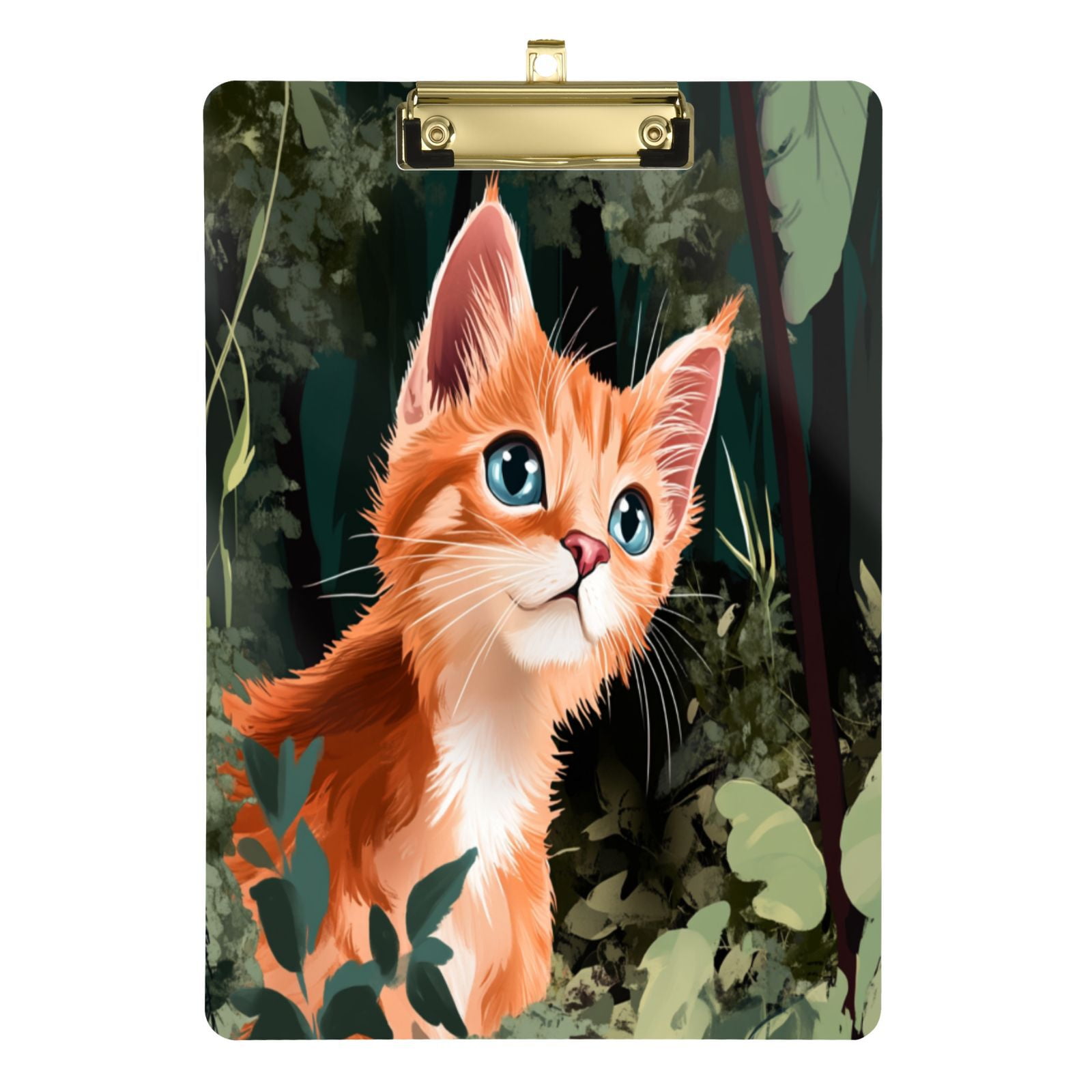 12.5x9 Inch Acrylic Clipboard with Metal Clip – Single-Sided Print ...