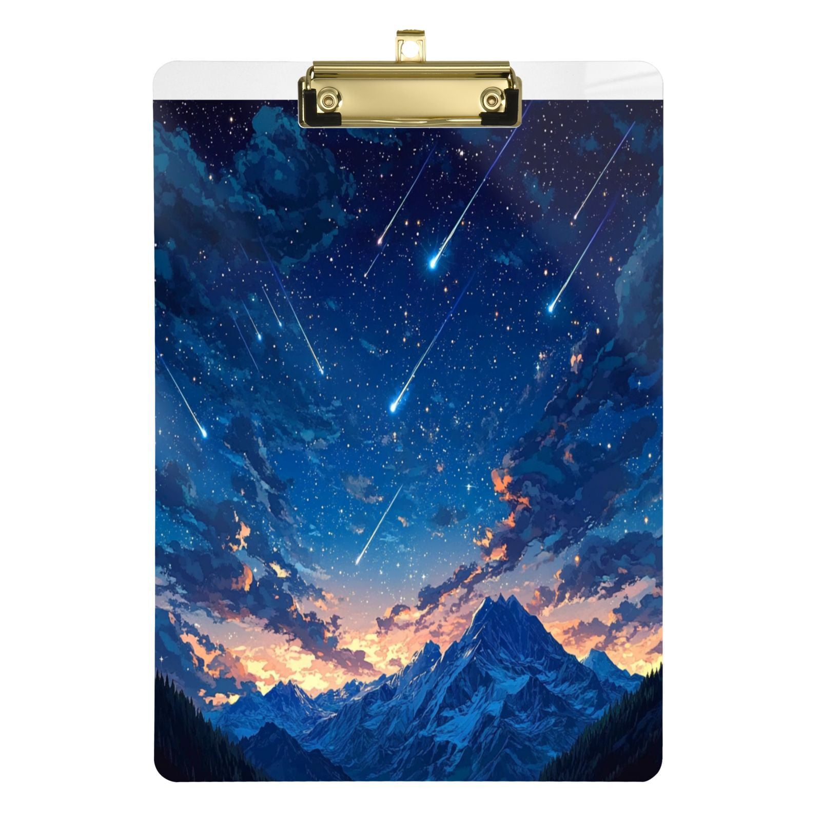 12.5x9 Inch Acrylic Clipboard with Metal Clip – Single-Sided Print ...