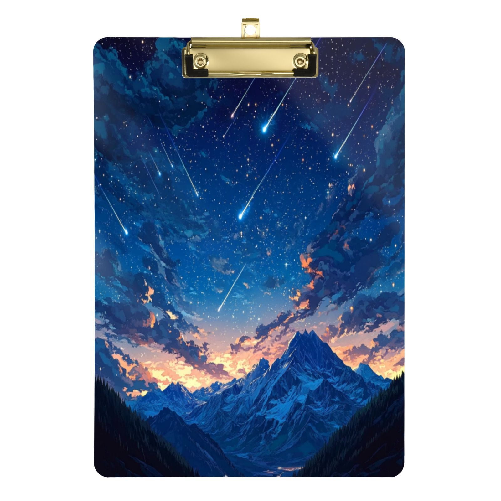 12.5x9 Inch Acrylic Clipboard with Metal Clip – Single-Sided Print ...