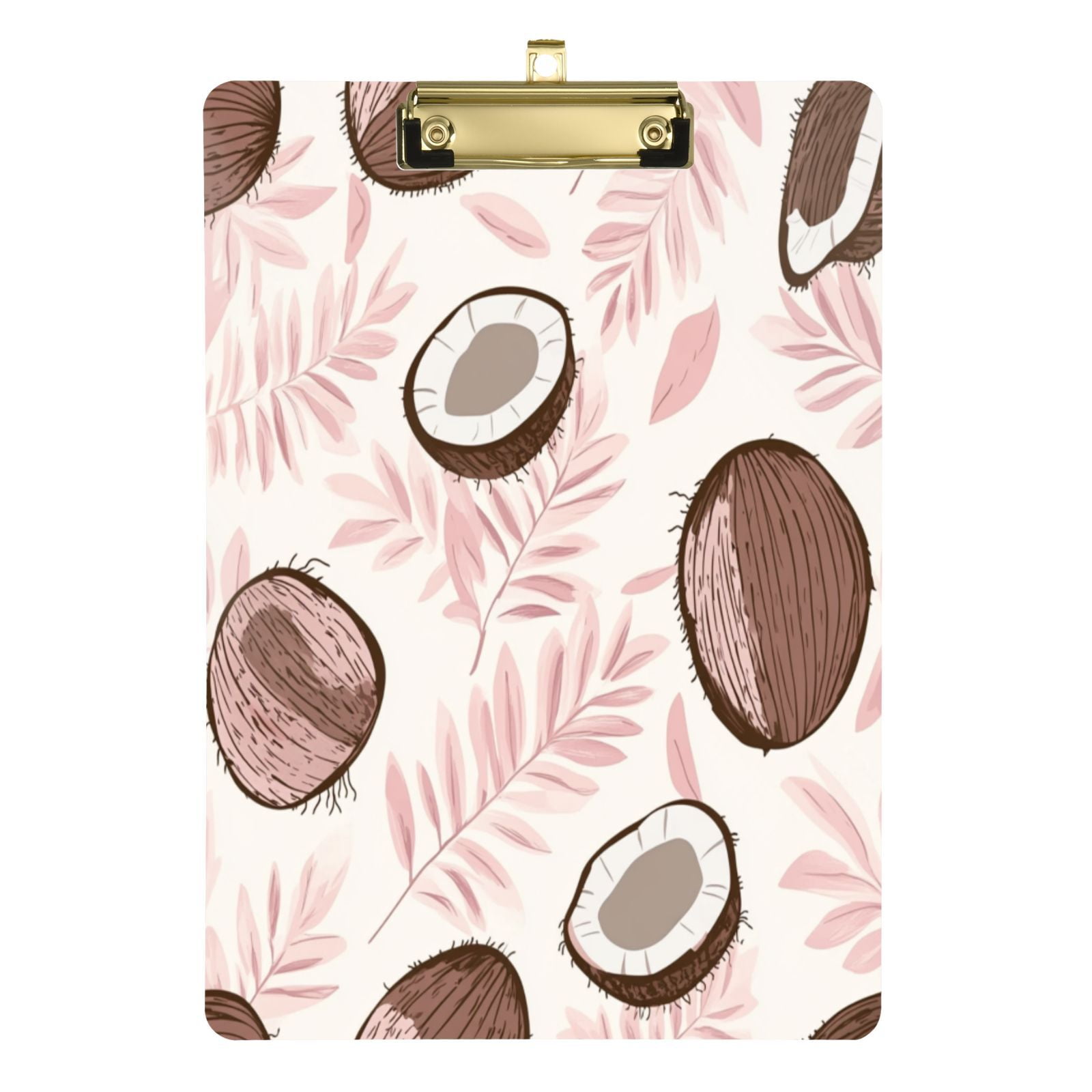 12.5x9 Inch Acrylic Clipboard with Metal Clip – Single-Sided Print ...