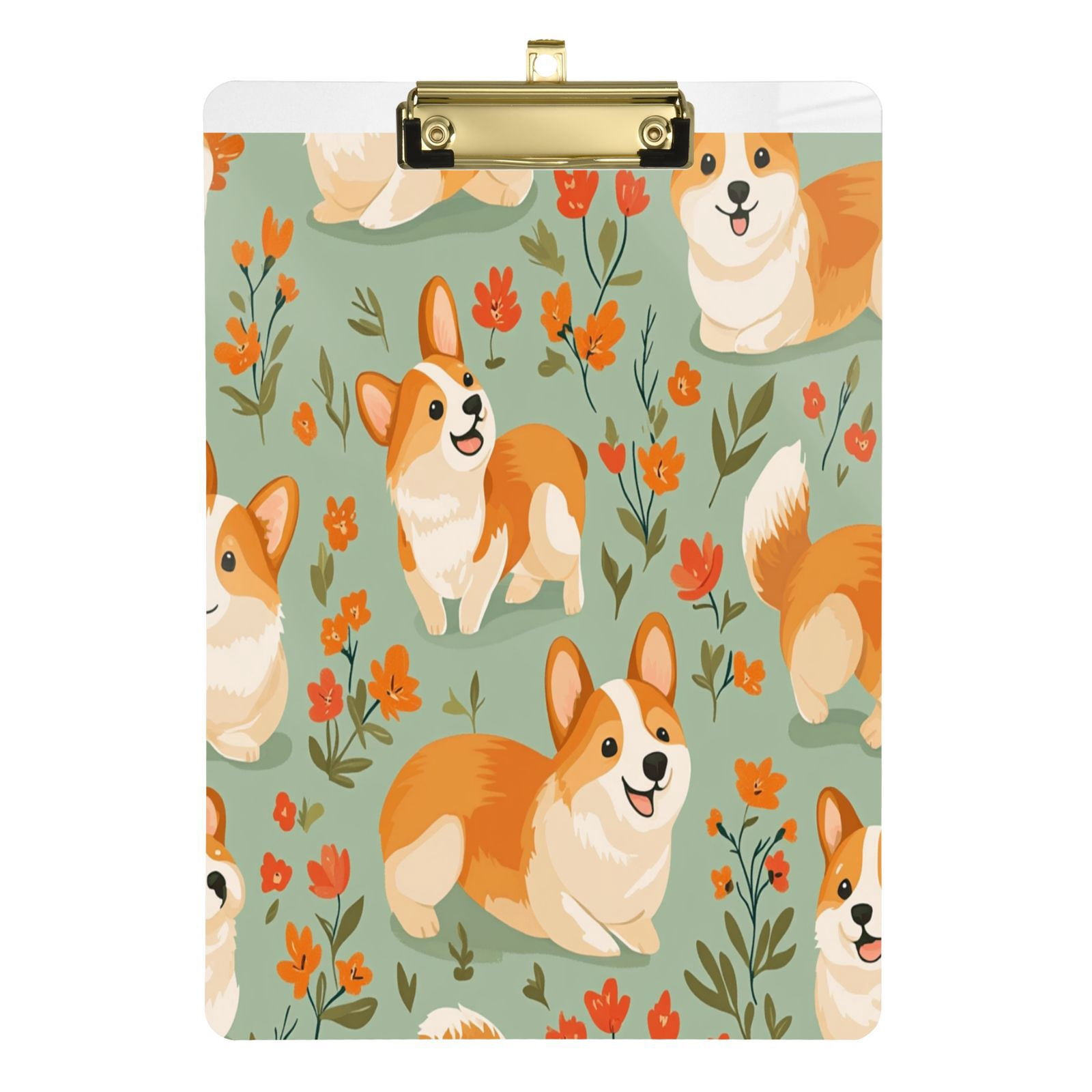 12.5x9 Inch Acrylic Clipboard with Metal Clip – Single-Sided Print ...