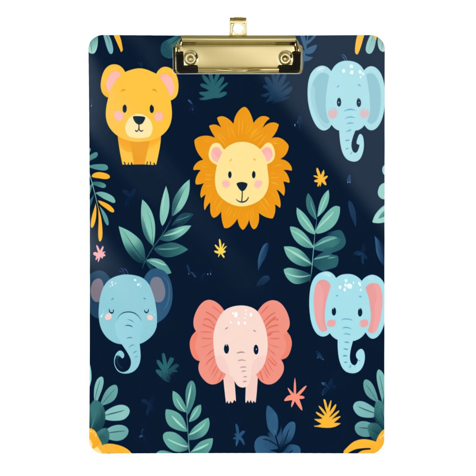 12.5x9 Inch Acrylic Clipboard with Metal Clip – Single-Sided Print ...