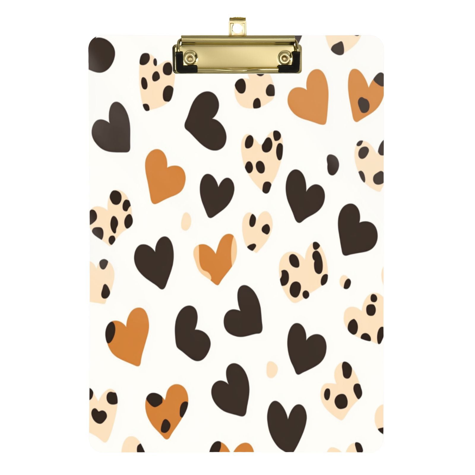 12.5x9 Inch Acrylic Clipboard with Metal Clip – Single-Sided Print ...