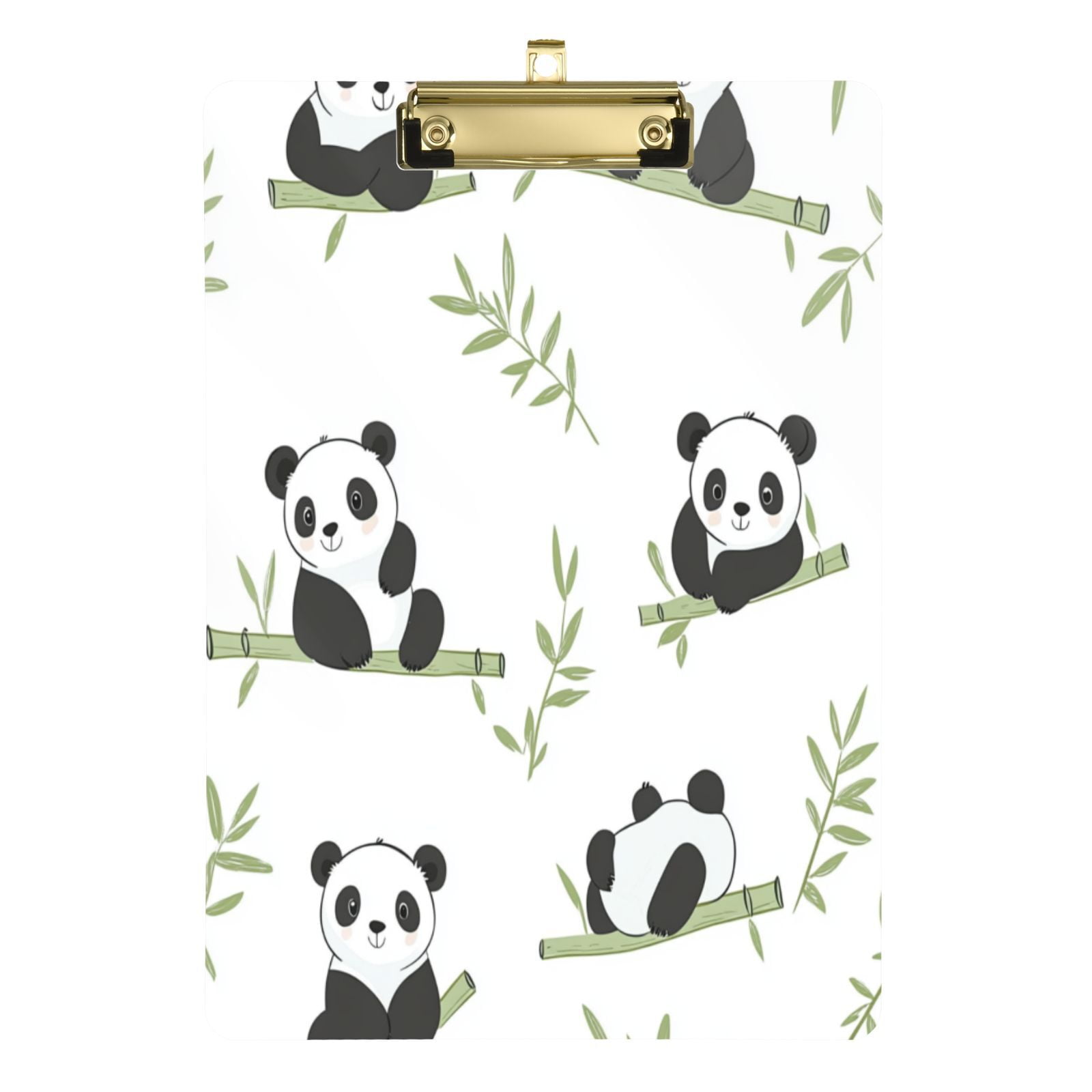 12.5x9 Inch Acrylic Clipboard with Metal Clip – Single-Sided Print ...