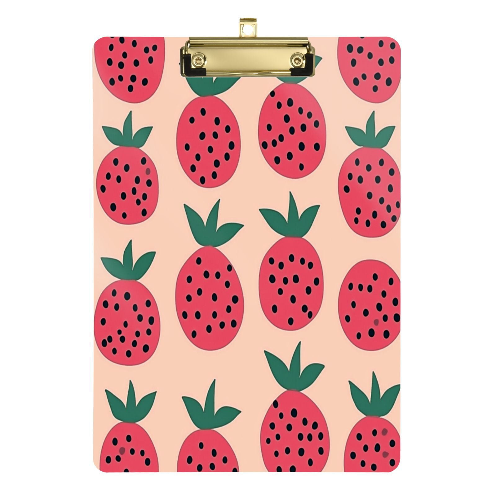 12.5x9 Inch Acrylic Clipboard with Metal Clip – Single-Sided Print ...