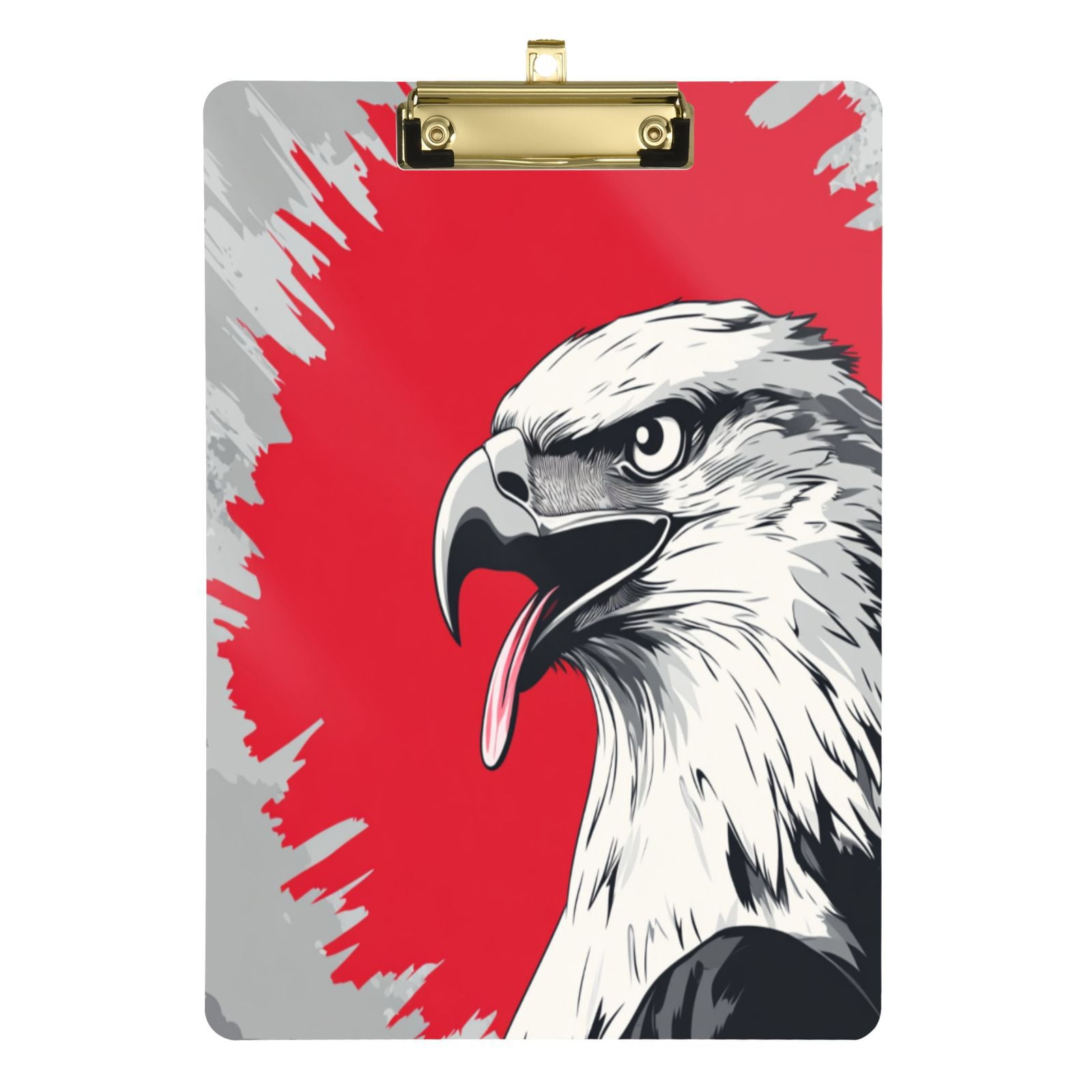 12.5x9 Inch Acrylic Clipboard with Metal Clip – Single-Sided Print ...