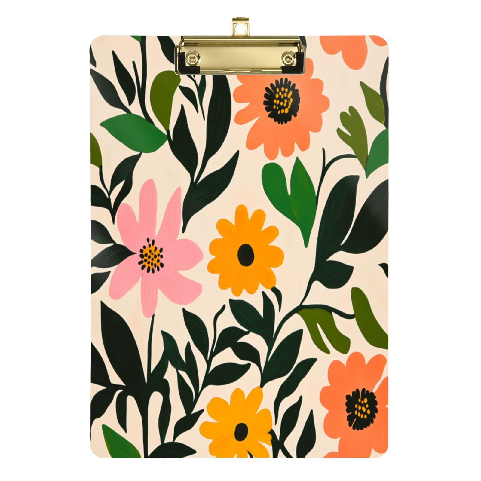 12.5x9 Inch Acrylic Clipboard with Metal Clip – Single-Sided Print ...
