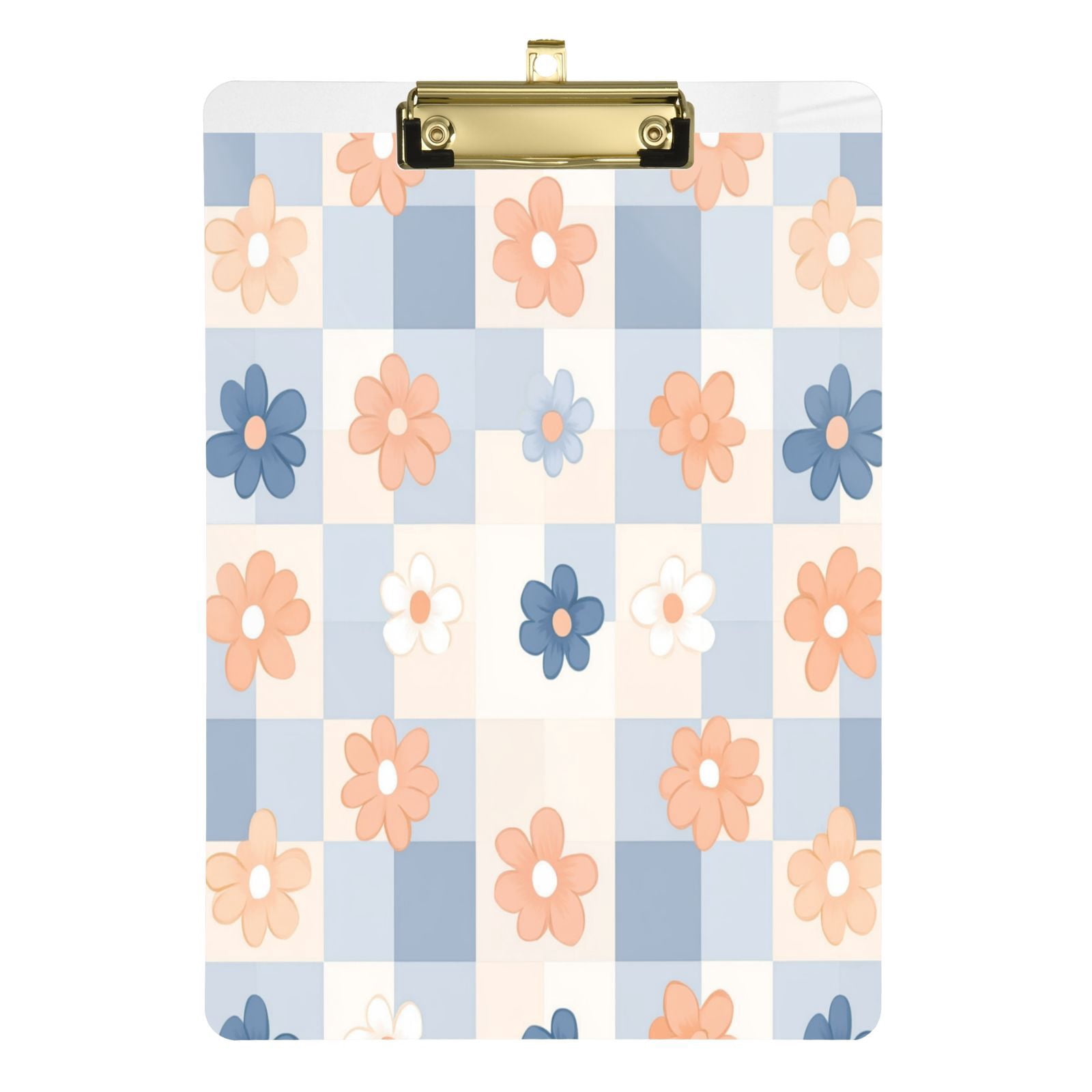12.5x9 Inch Acrylic Clipboard with Metal Clip – Single-Sided Print ...