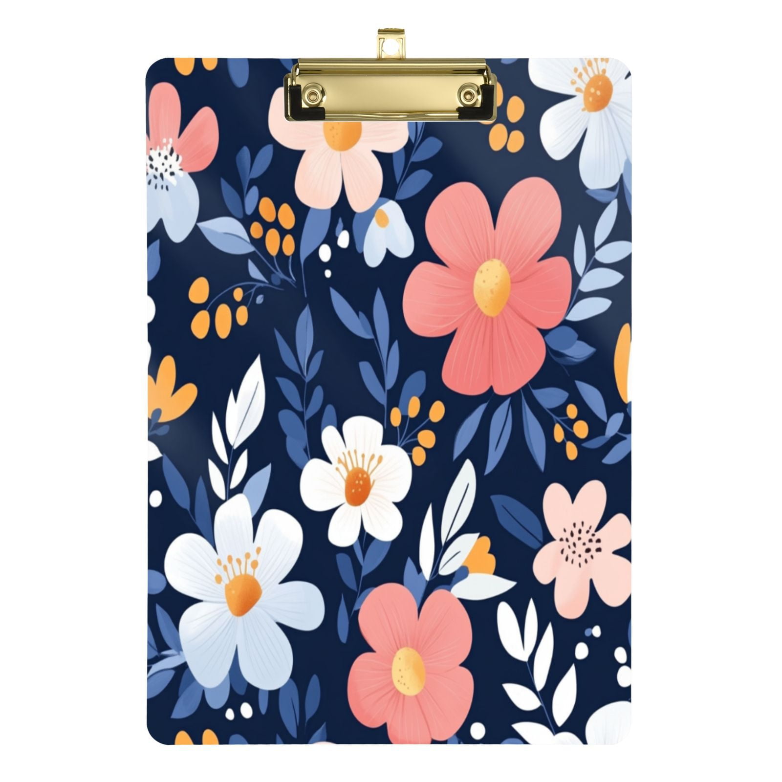 12.5x9 Inch Acrylic Clipboard with Metal Clip – Single-Sided Print ...