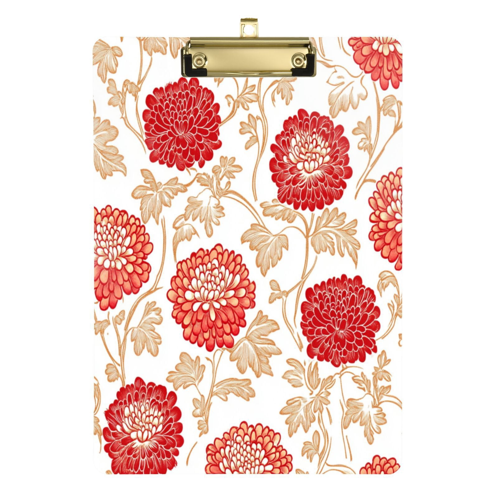 12.5x9 Inch Acrylic Clipboard with Metal Clip – Single-Sided Print ...