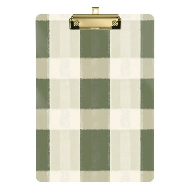 12.5x9 Inch Acrylic Clipboard with Metal Clip – Single-Sided Print ...