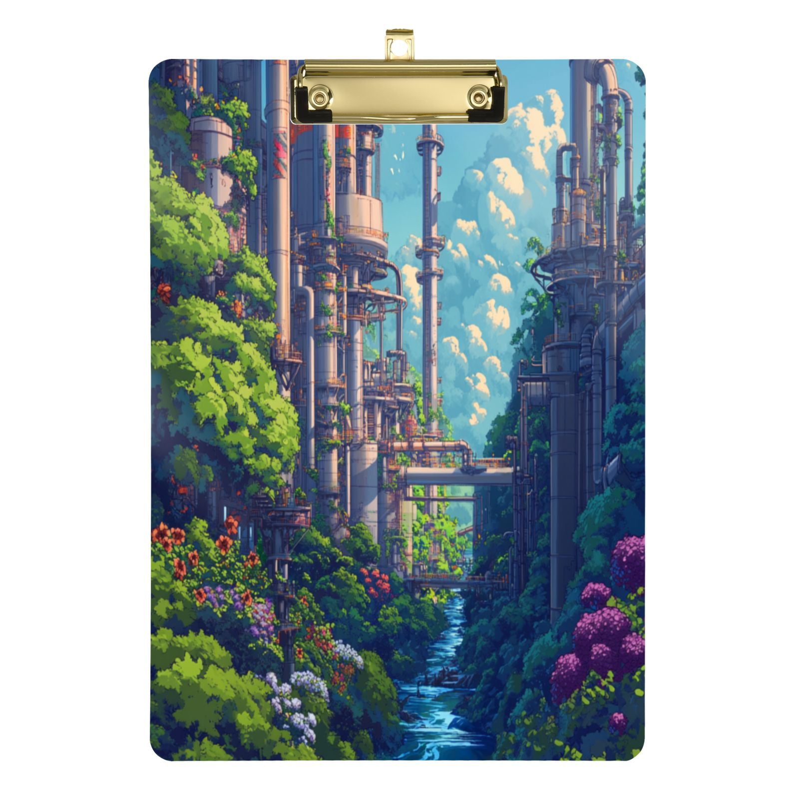 12.5x9 Inch Acrylic Clipboard with Metal Clip – Single-Sided Print ...