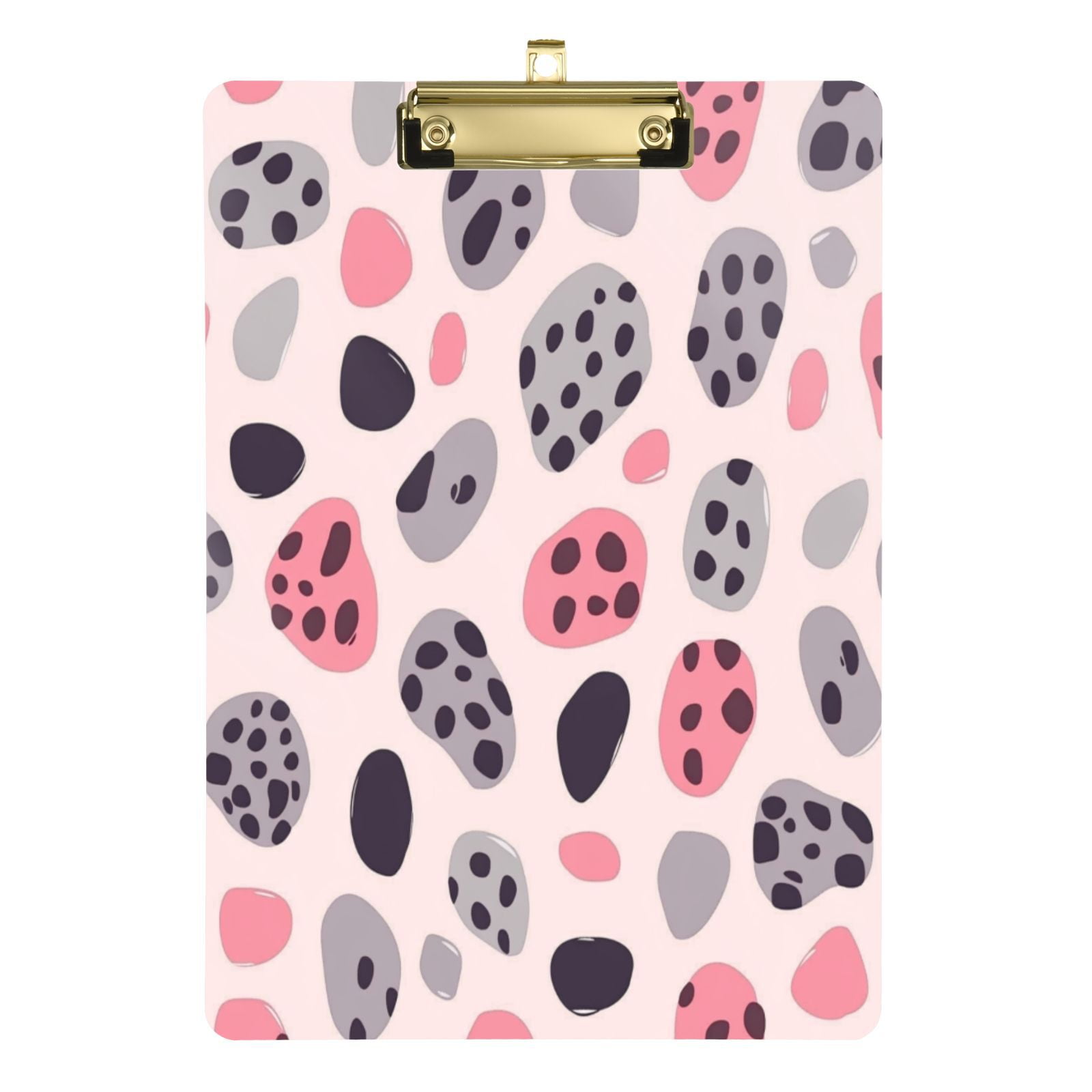 12.5x9 Inch Acrylic Clipboard with Metal Clip – Single-Sided Print ...