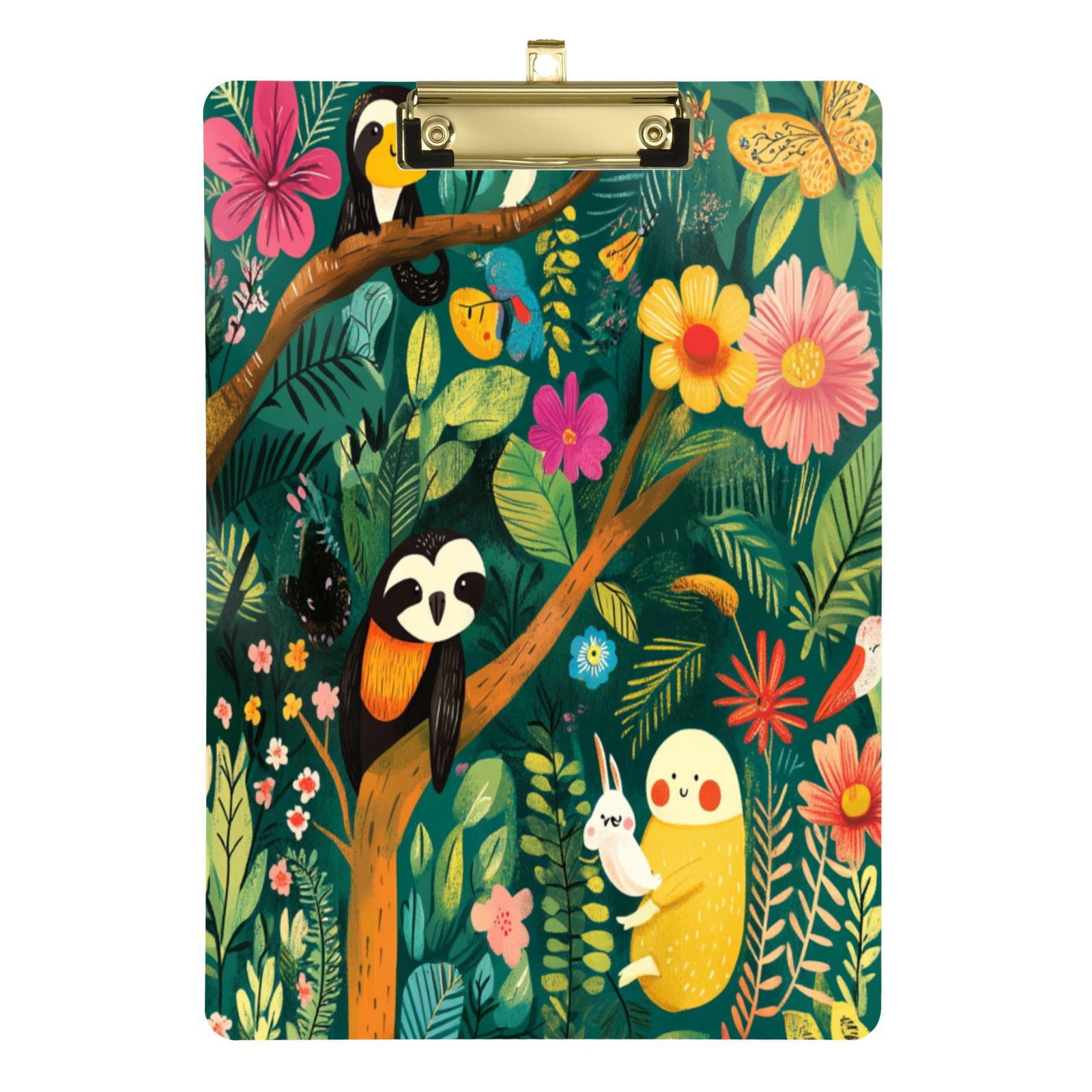 12.5x9 Inch Acrylic Clipboard with Metal Clip – Single-Sided Print ...