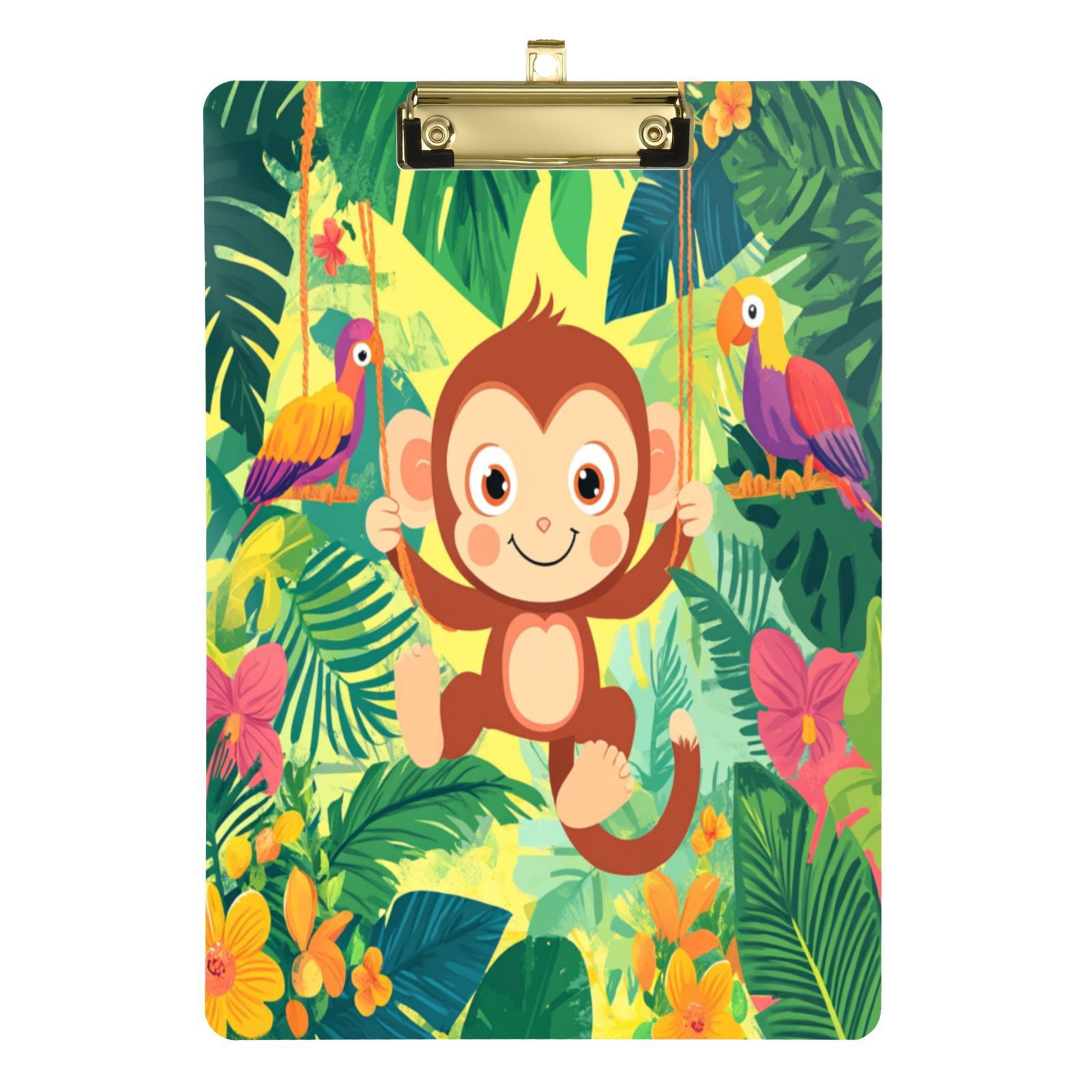 12.5x9 Inch Acrylic Clipboard with Metal Clip – Single-Sided Print ...