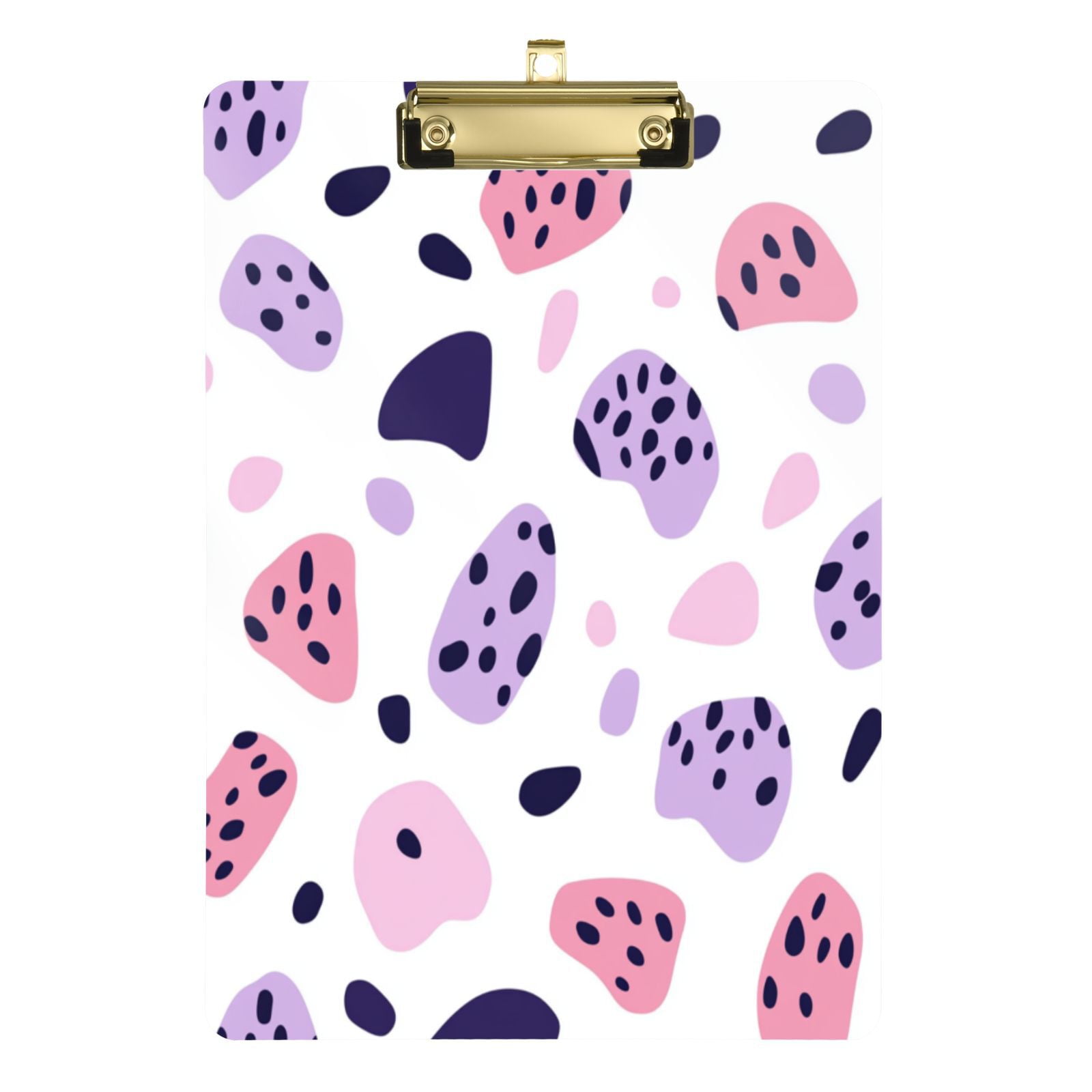 12.5x9 Inch Acrylic Clipboard with Metal Clip – Single-Sided Print ...