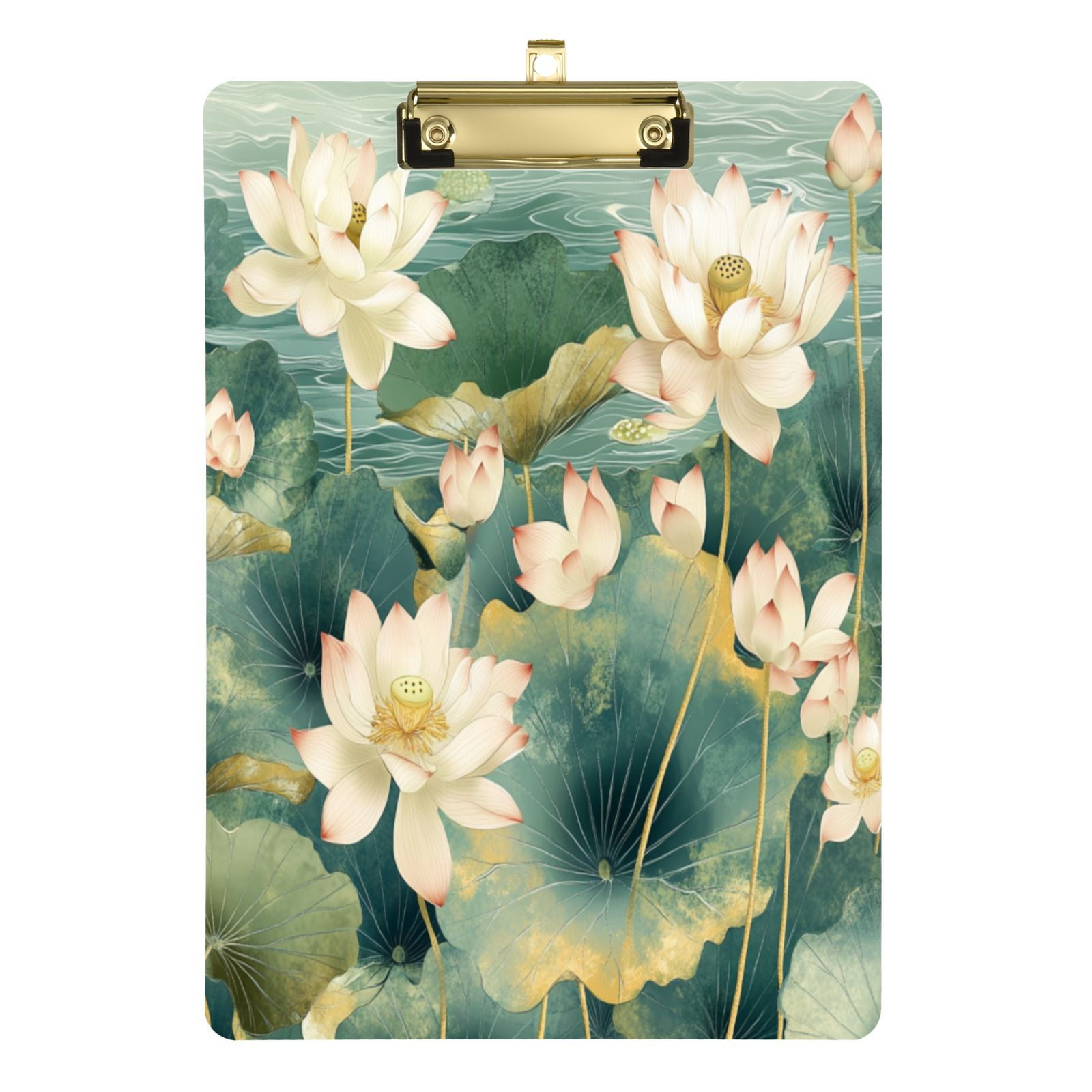 12.5x9 Inch Acrylic Clipboard with Metal Clip – Single-Sided Print ...