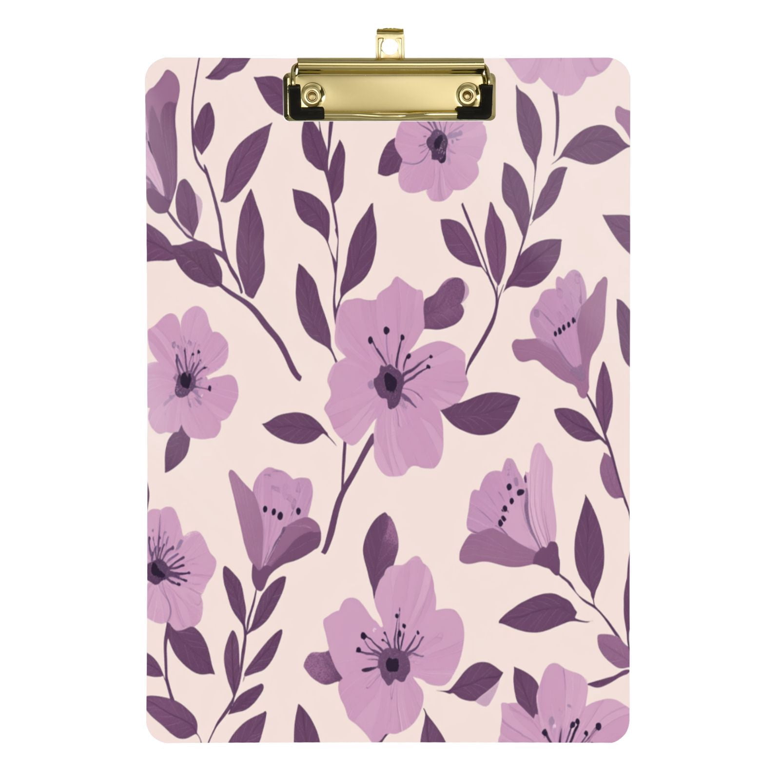 12.5x9 Inch Acrylic Clipboard with Metal Clip – Single-Sided Print ...