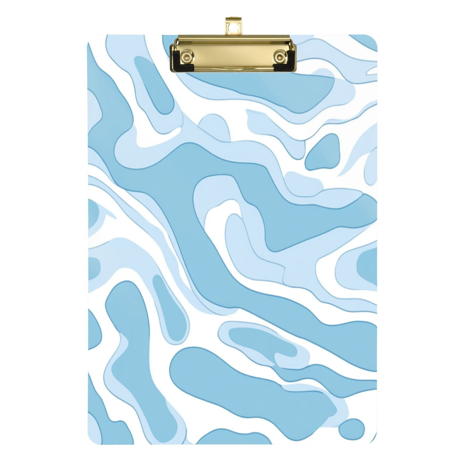 12.5x9 Inch Acrylic Clipboard with Metal Clip – Single-Sided Print ...