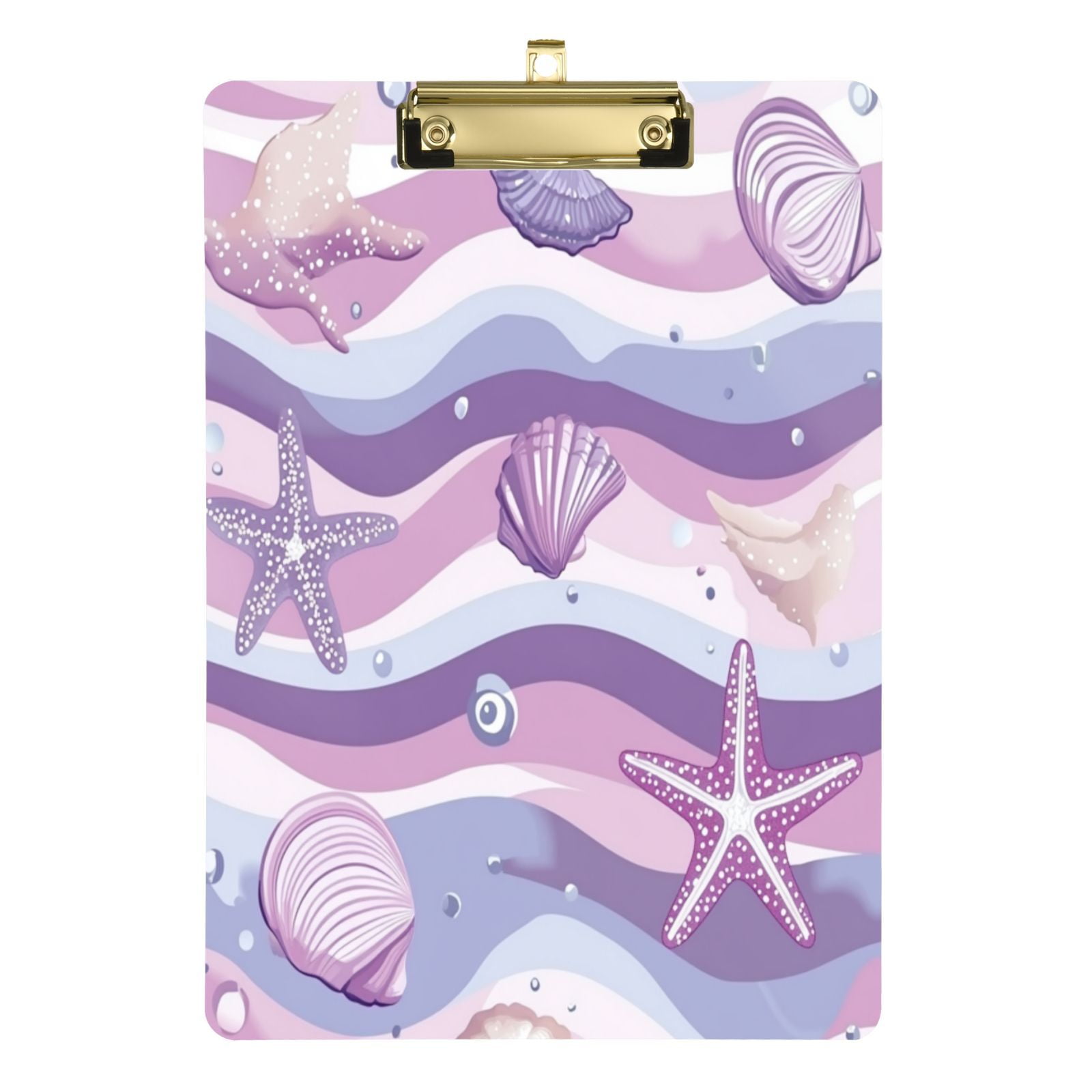 12.5x9 Inch Acrylic Clipboard with Metal Clip – Single-Sided Print ...