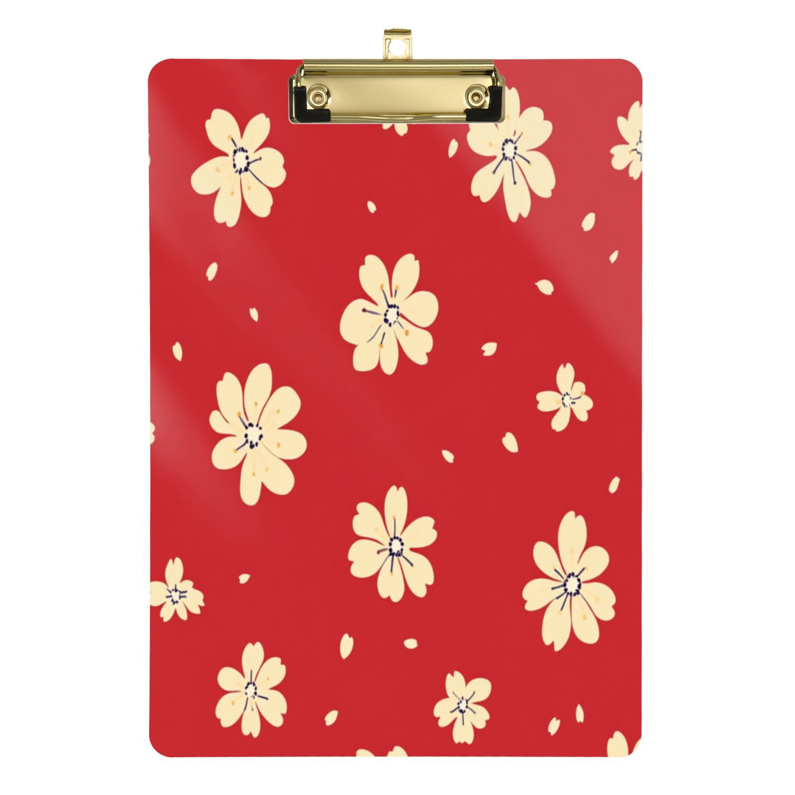 12.5x9 Inch Acrylic Clipboard with Metal Clip – Single-Sided Print ...