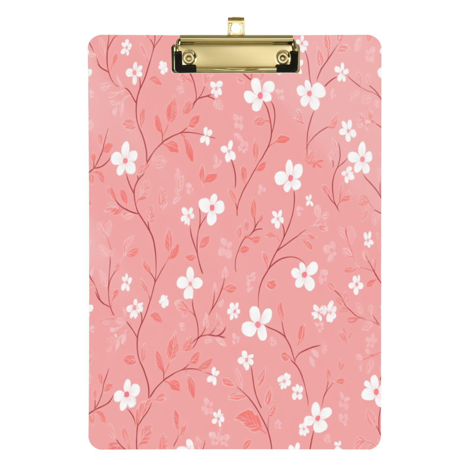 12.5x9 Inch Acrylic Clipboard with Metal Clip – Single-Sided Print ...