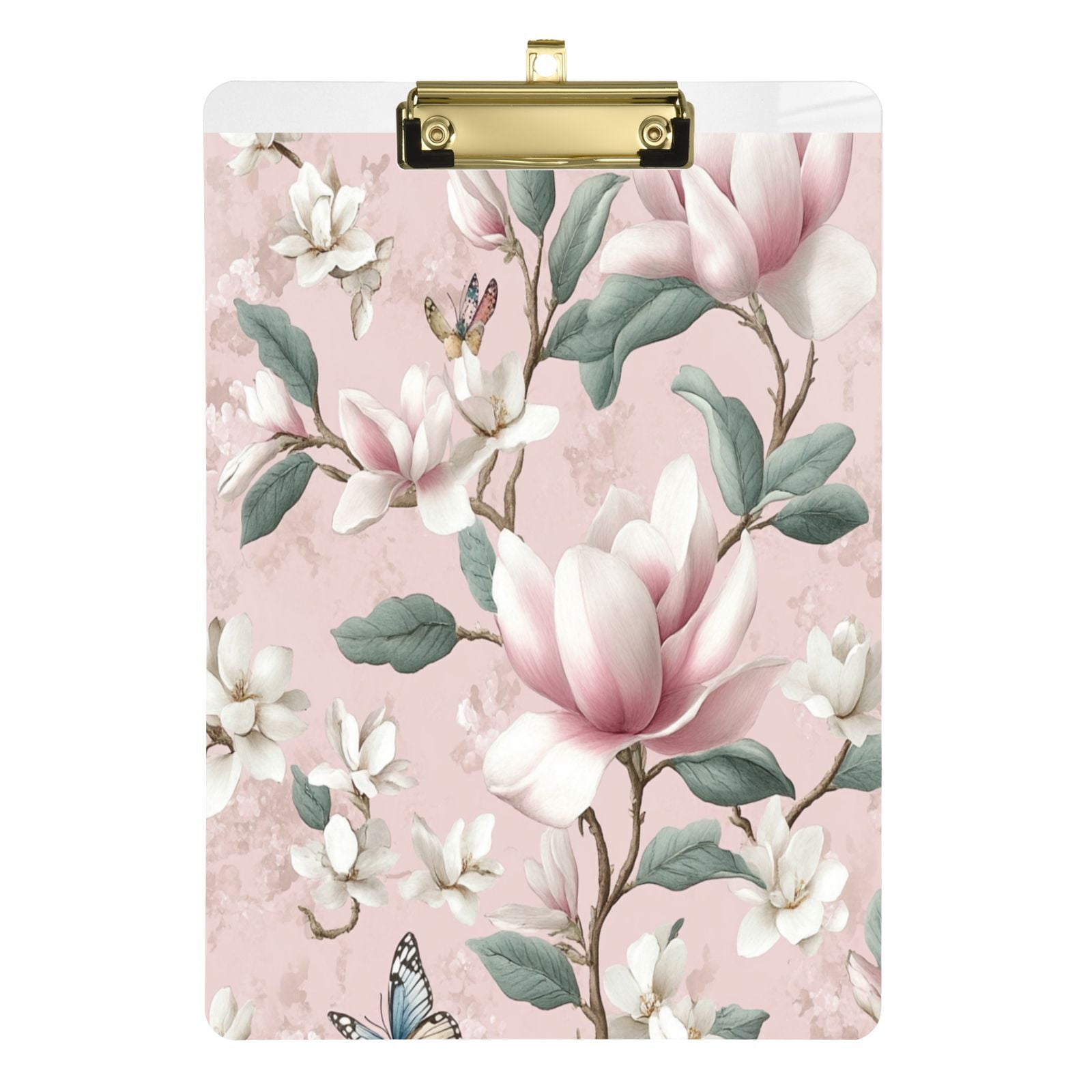 12.5x9 Inch Acrylic Clipboard with Metal Clip – Single-Sided Print ...