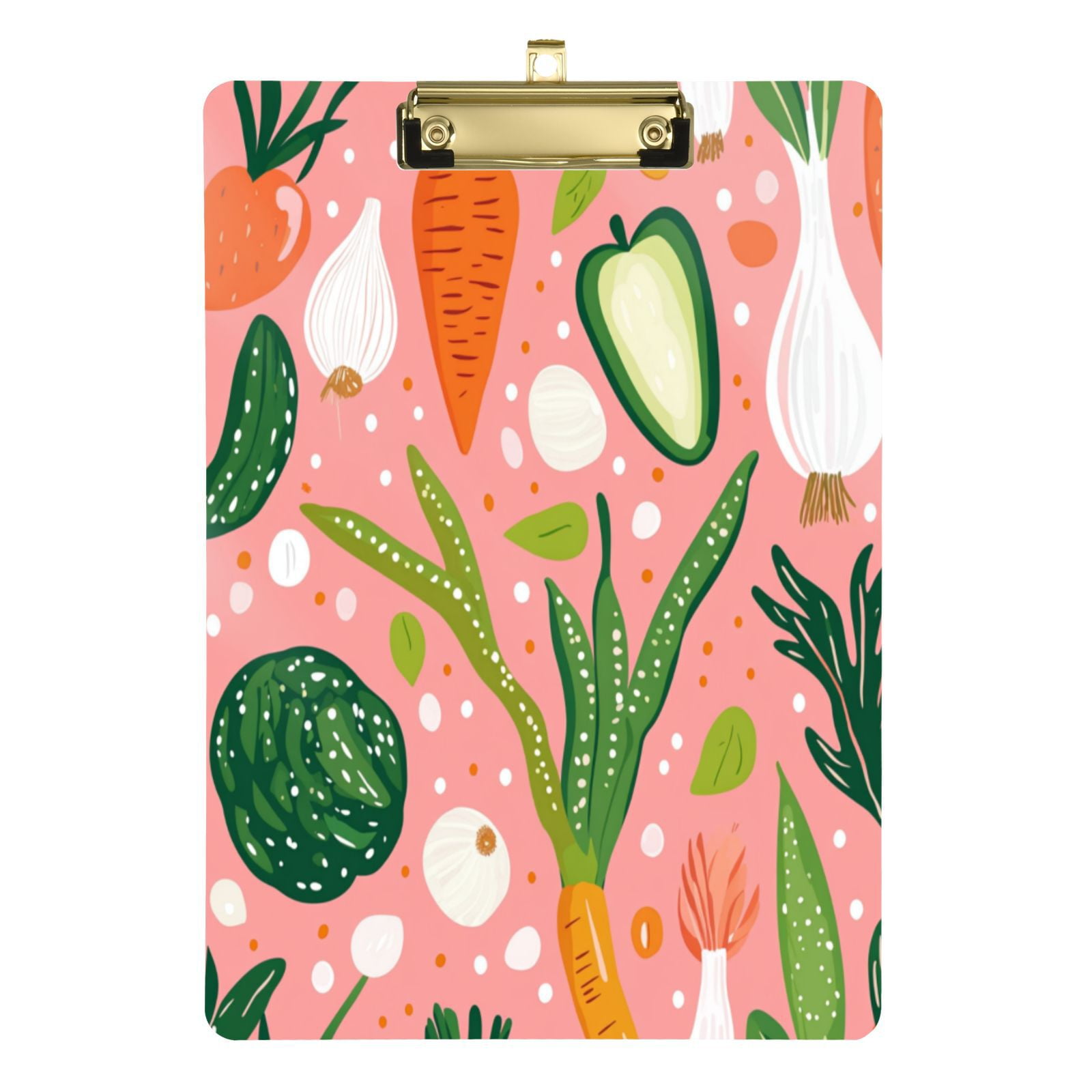 12.5x9 Inch Acrylic Clipboard with Metal Clip – Single-Sided Print ...