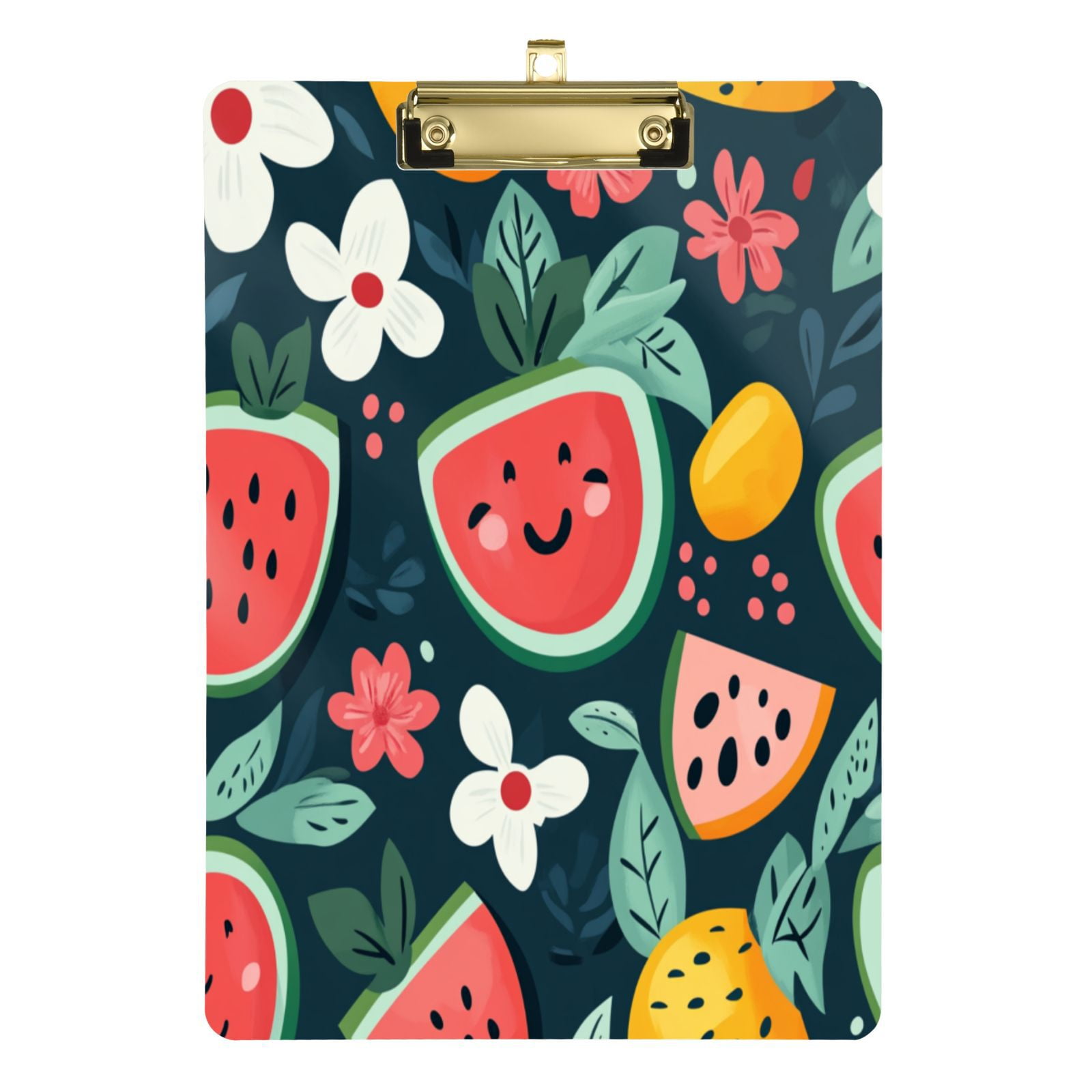 12.5x9 Inch Acrylic Clipboard with Metal Clip – Single-Sided Print ...