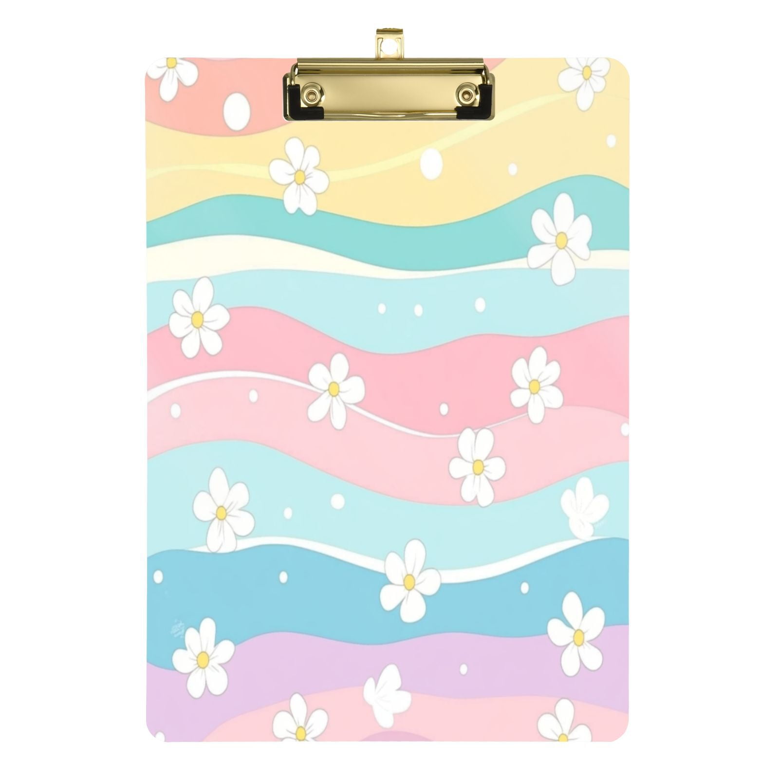 12.5x9 Inch Acrylic Clipboard with Metal Clip – Single-Sided Print ...