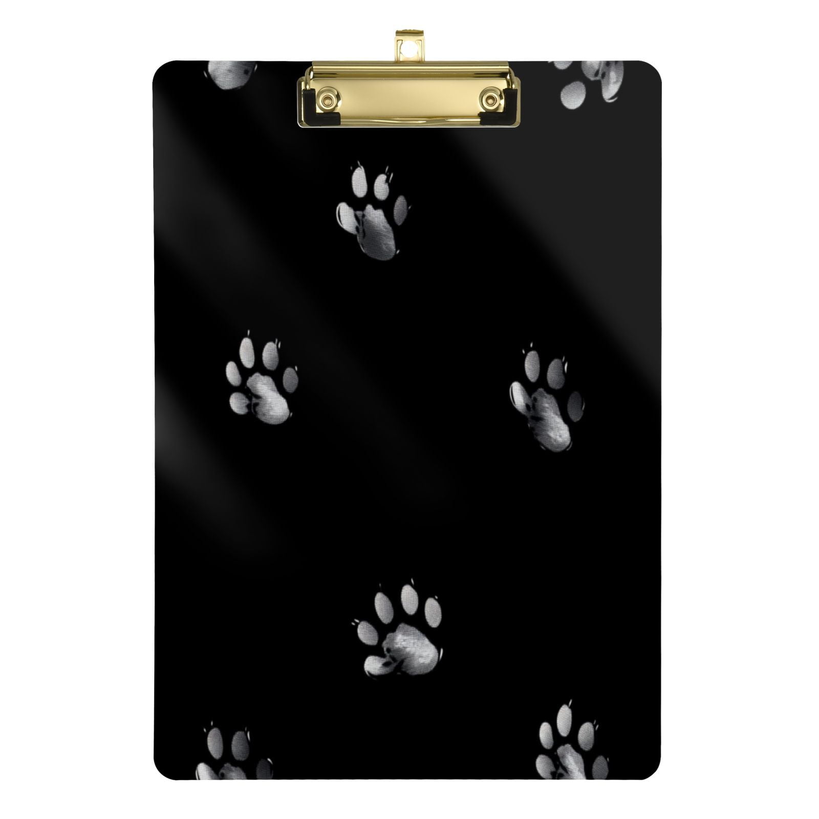 12.5x9 Inch Acrylic Clipboard with Metal Clip – Single-Sided Print ...