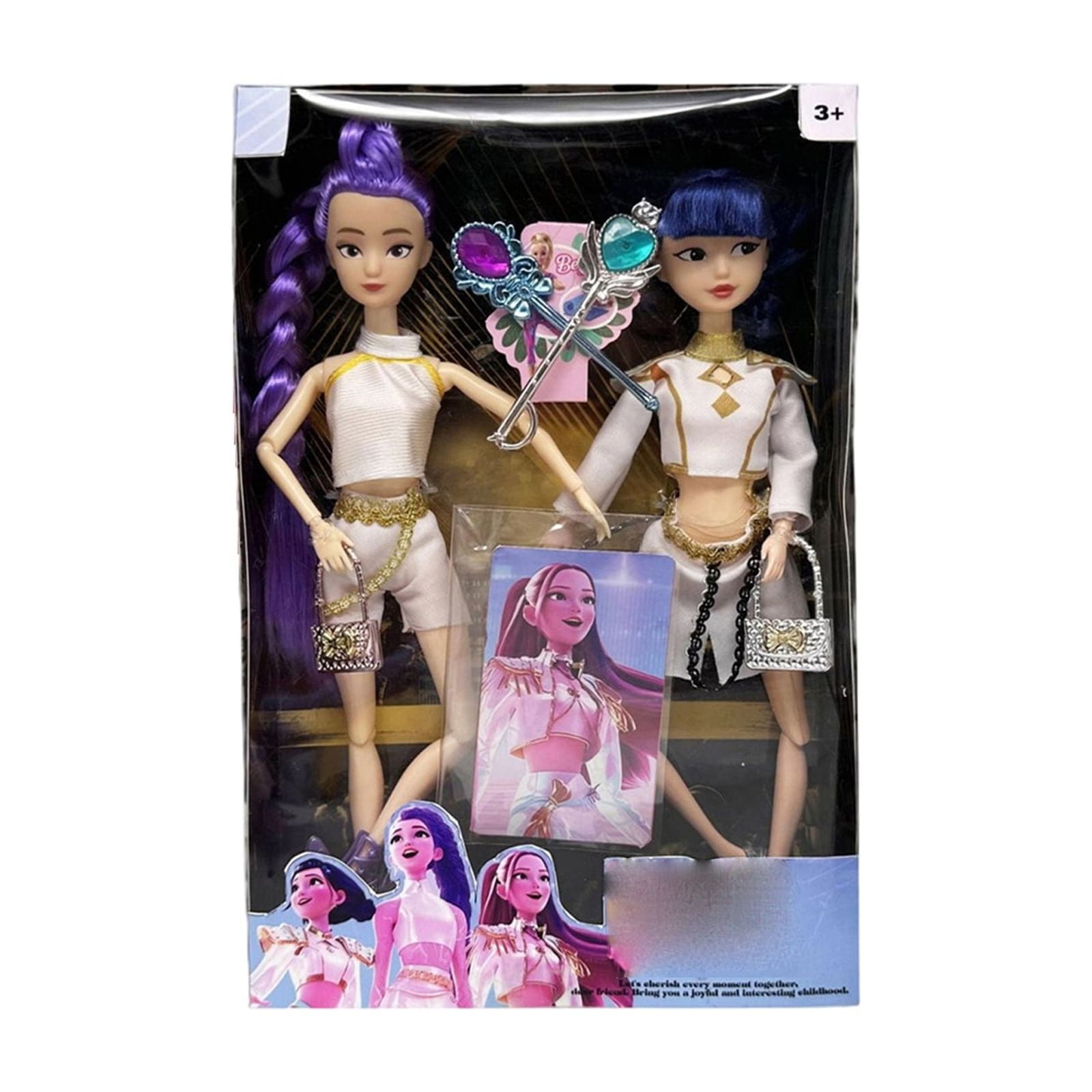 12.6 Inch Pop Stars Hunters Action Figures Doll With Music And Light ...
