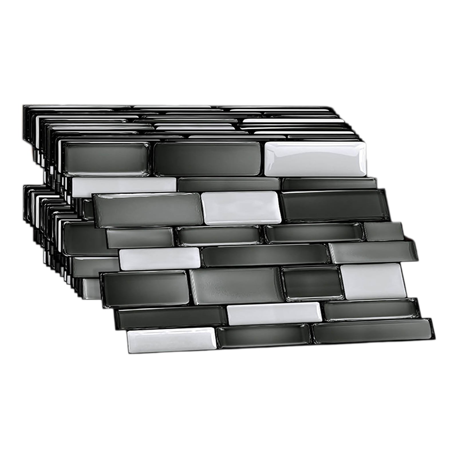 12 to 60 PCS Stylish Irregular Patterns Peel and Stick Backsplash ...