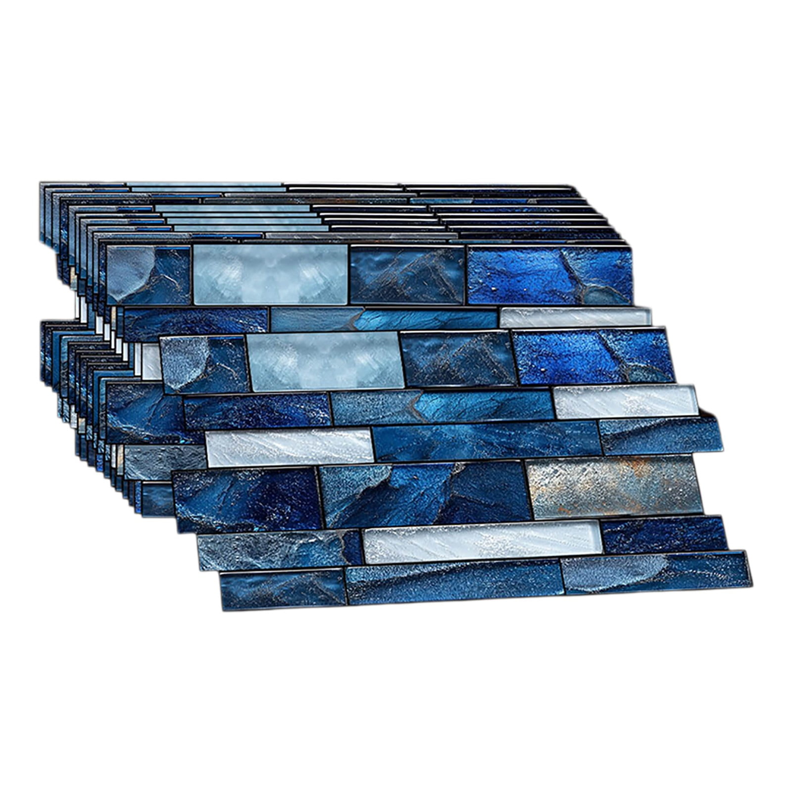 12 to 60 PCS Stylish Irregular Patterns Peel and Stick Backsplash ...