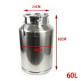 12-60L Gallon Stainless Steel Milk Can Barrel, Milk Jug Milk Bucket ...