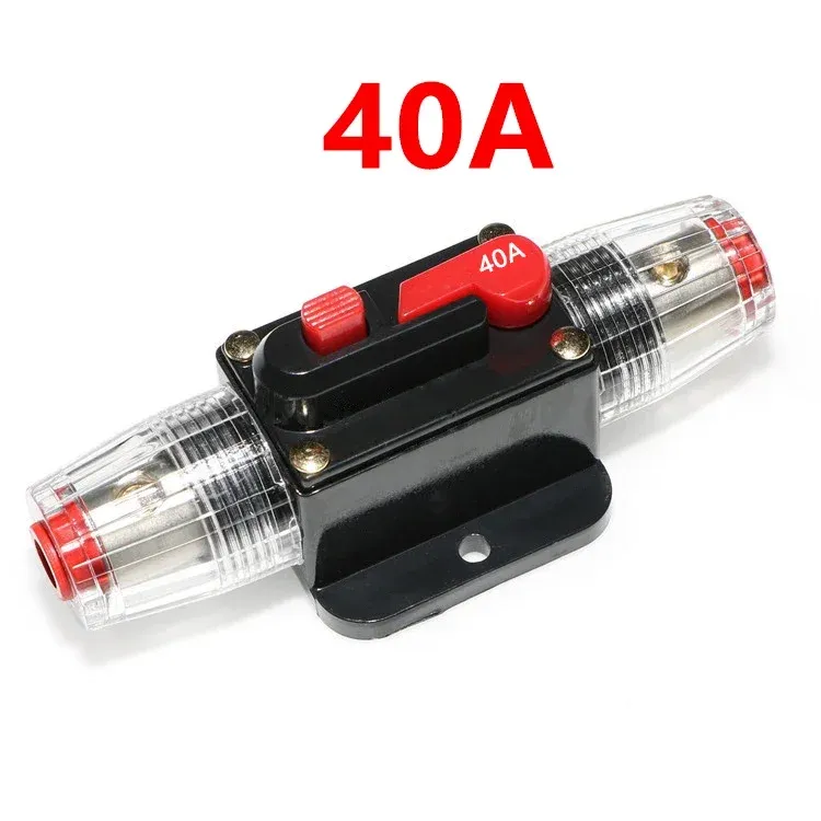 12-60V DC AMP Circuit Breaker 20A 30A 40A 50A 60A 80A 100A Car Inline ...