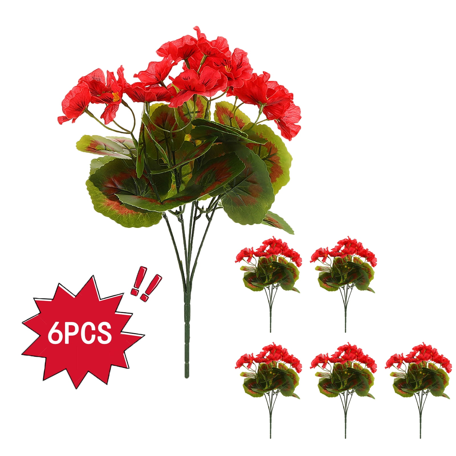 12.6In Artificial Hydrangea Flowers 6PCS Real Touch Fake Hydrangea Silk ...