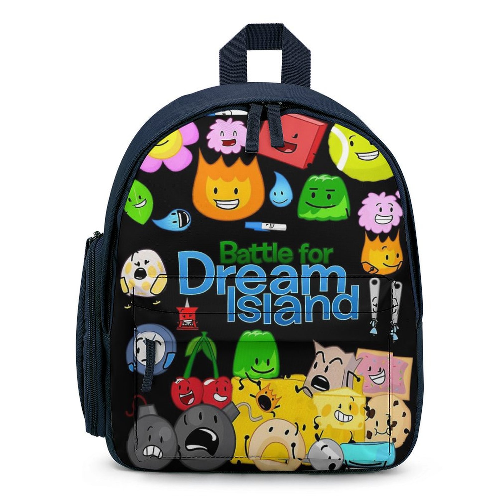 12.6In Battle For Dream Island Bfdi Backpack Cartoon Small Backpack ...