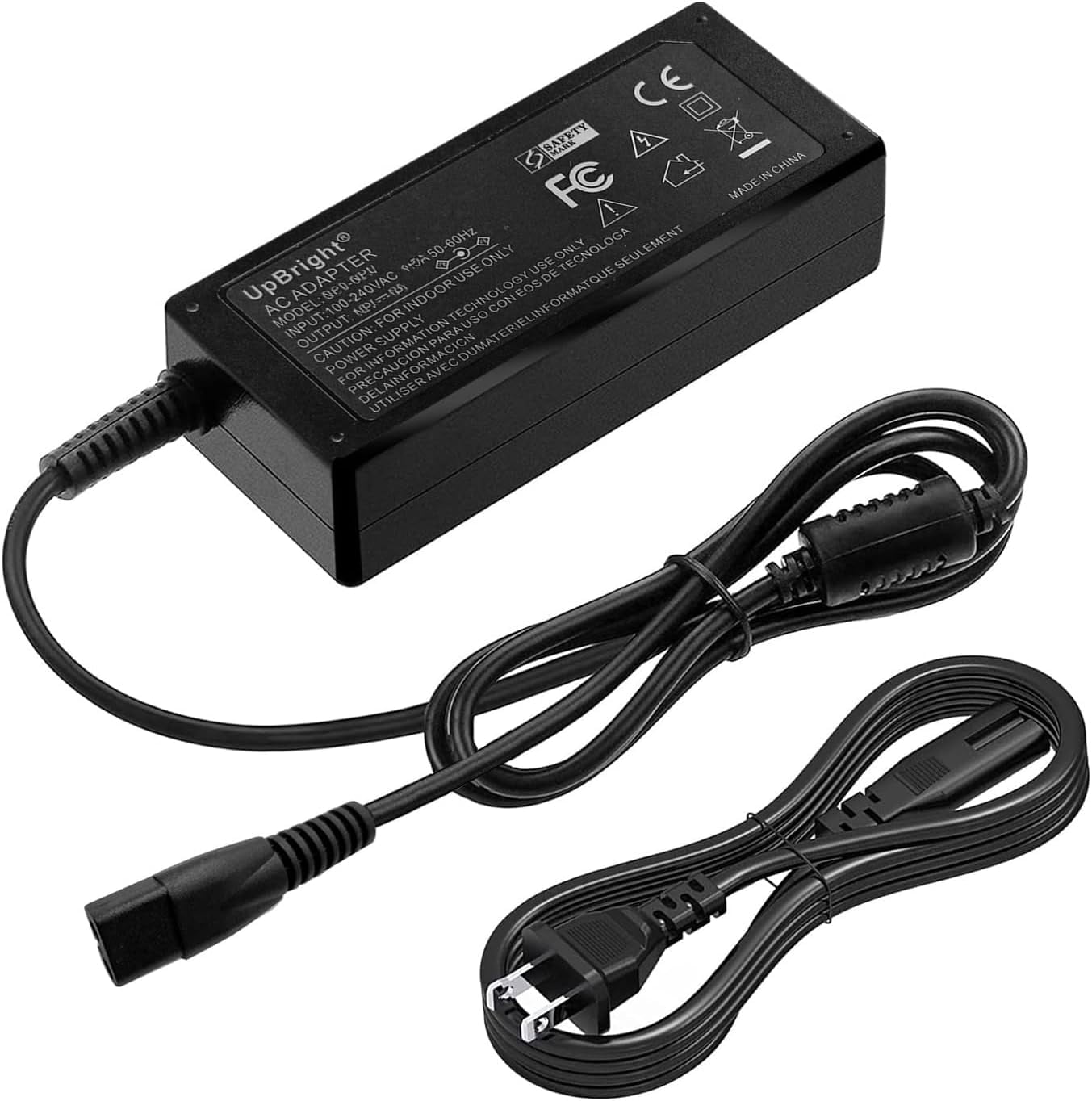 12.6V 2-Prong AC DC Adapter Replacement for Ofuzzi Cyber 1200 Cyber1200 ...