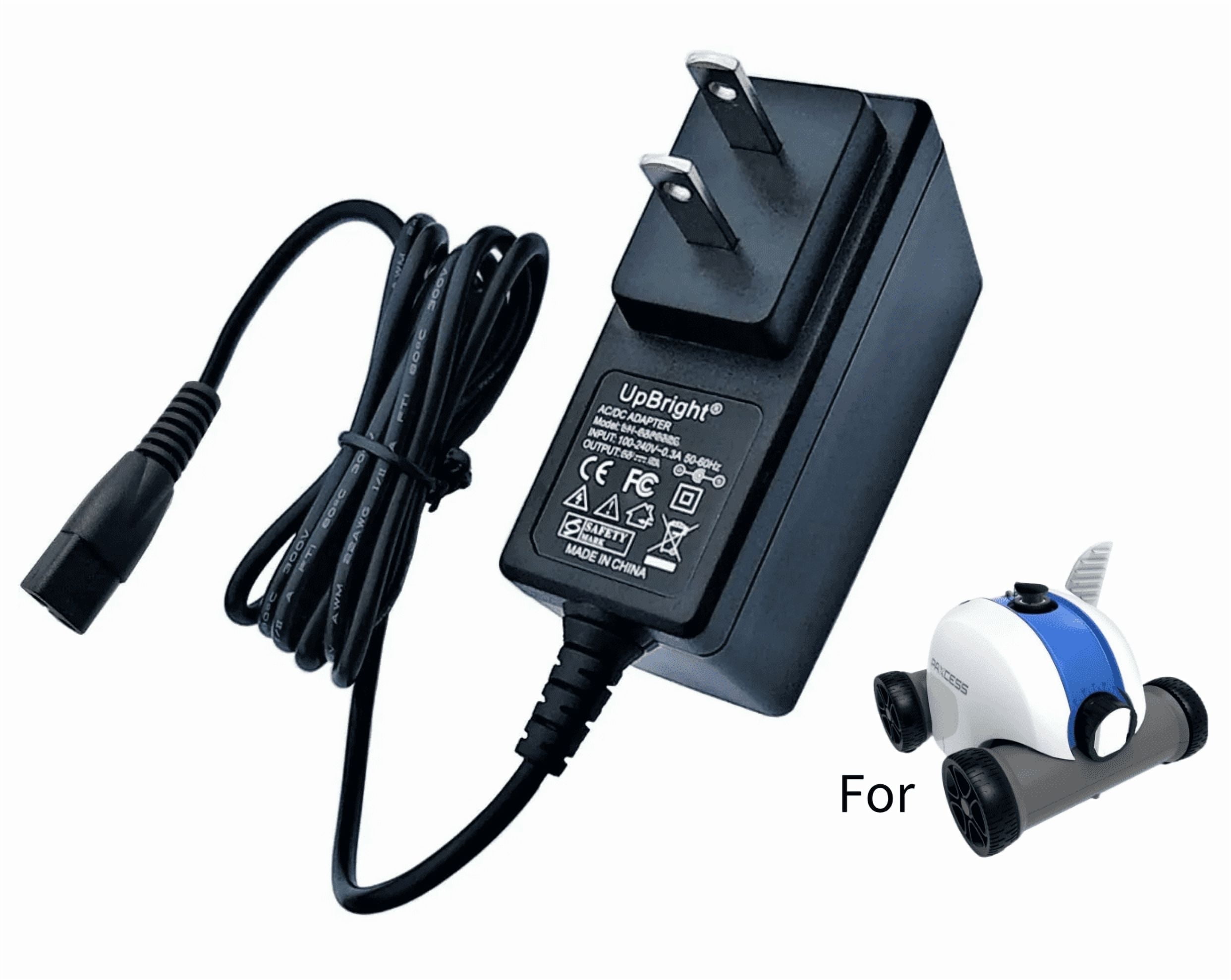 UpBright 12.6V 2-Prong Adapter, Paxcess HJ1103 Cordless Pool Vacuum ...