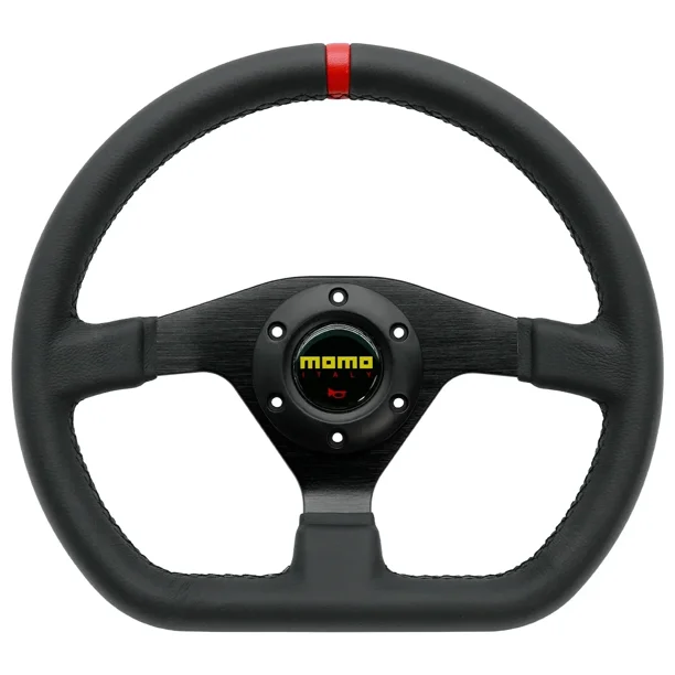 12.6inch/320mm for MOMO D Style High Quality Genuine Leather Racing ...