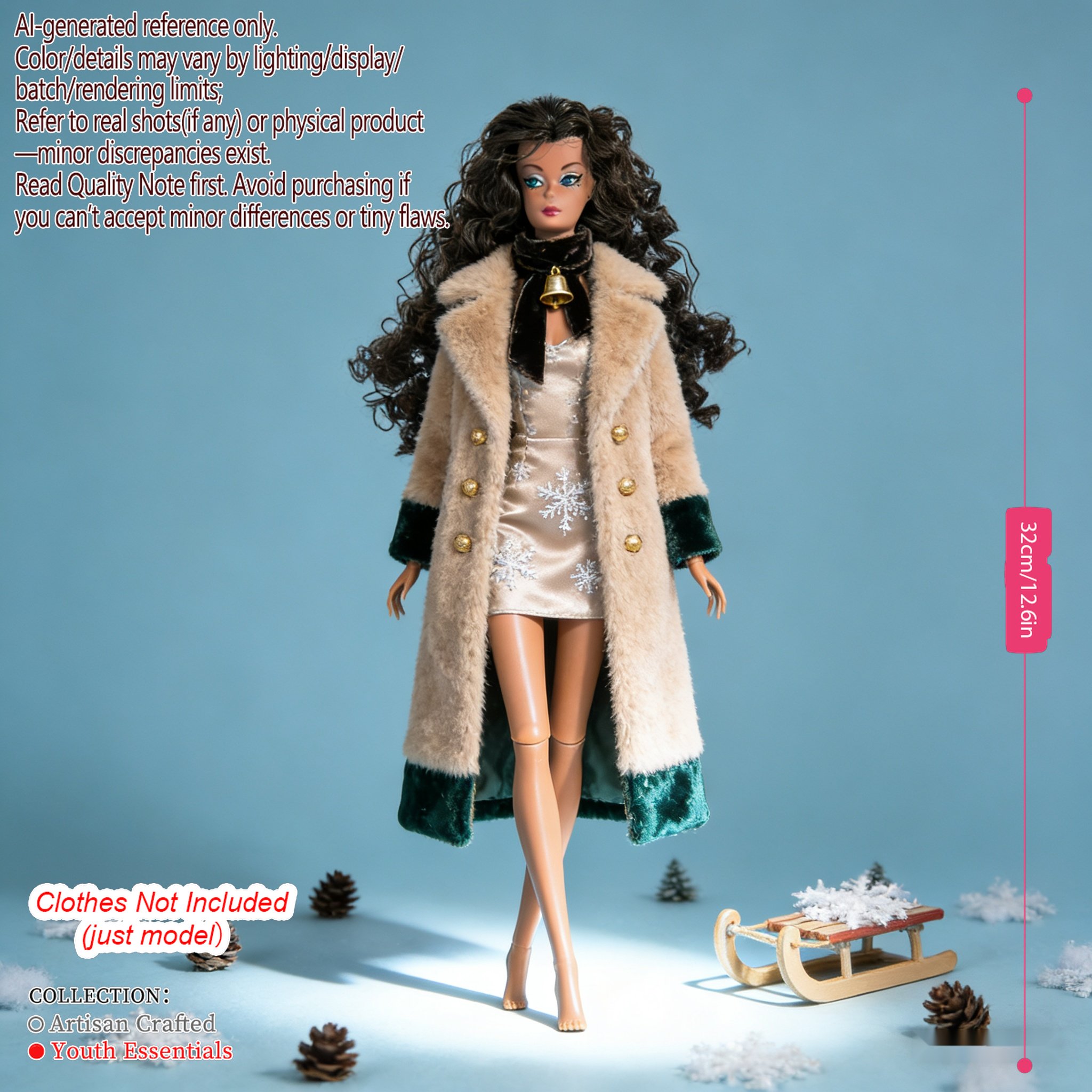 12.6inch Realistic Collectible BJD MJD supermodel Doll - Fashion Model ...