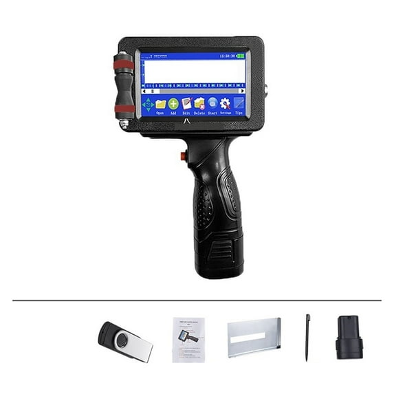 12.7/25.4mm Portable Printer ,Handheld Inkjet Printer,QR Bar Batch Code ...